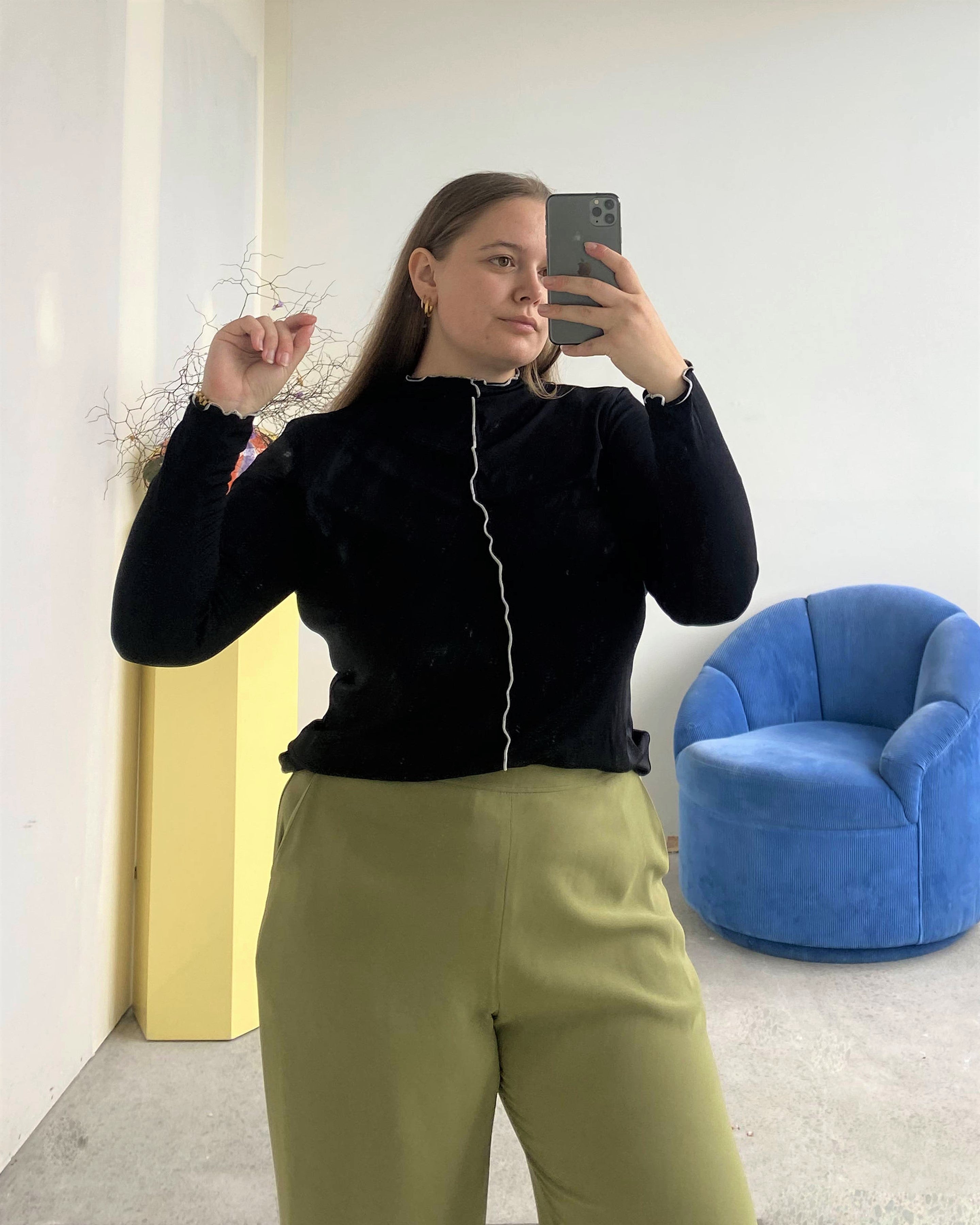 RSR SAMPLE 3222 SELINA TURTLE NECK | RUBY