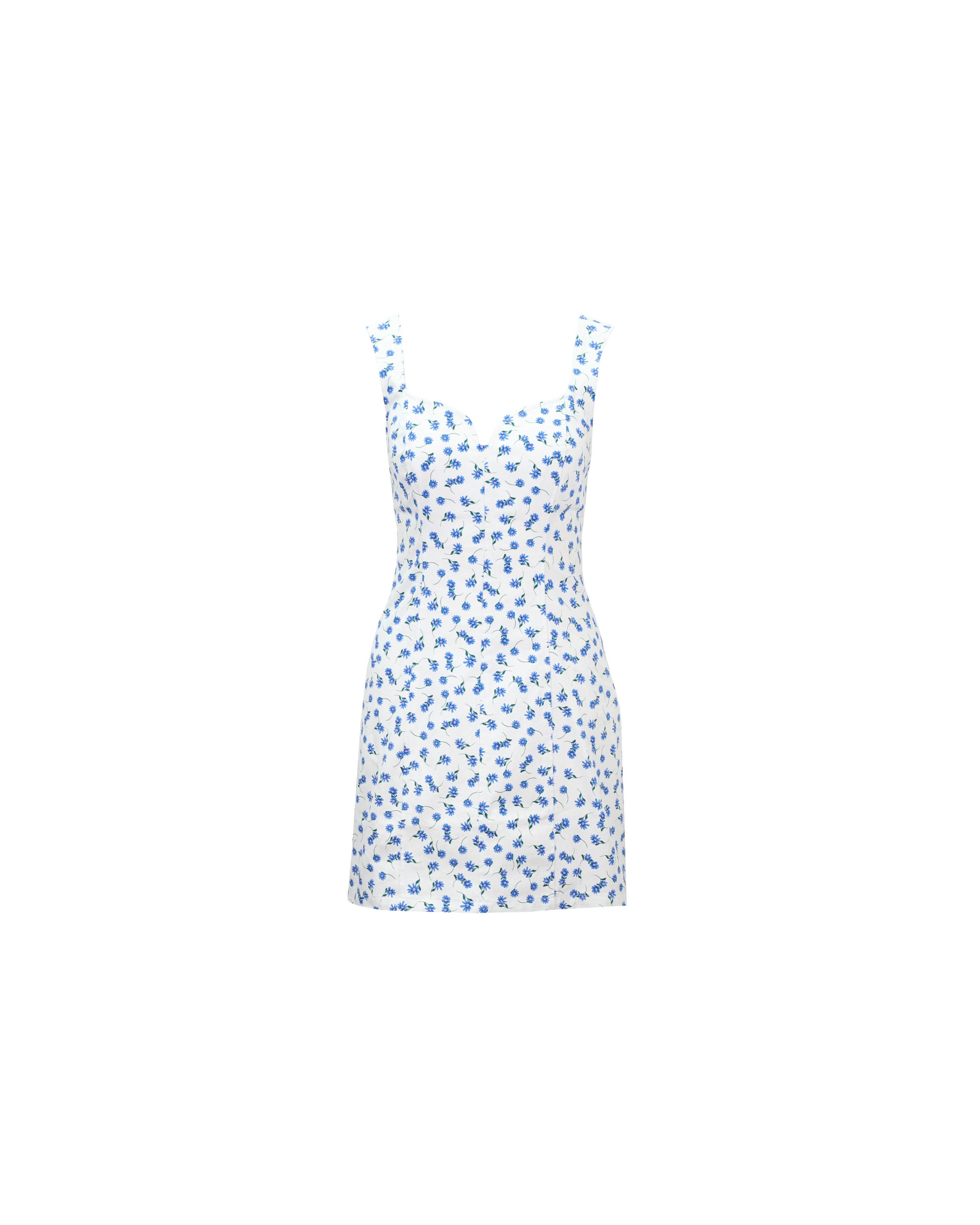 CECE MINI DRESS DITZY FLORAL | RUBY