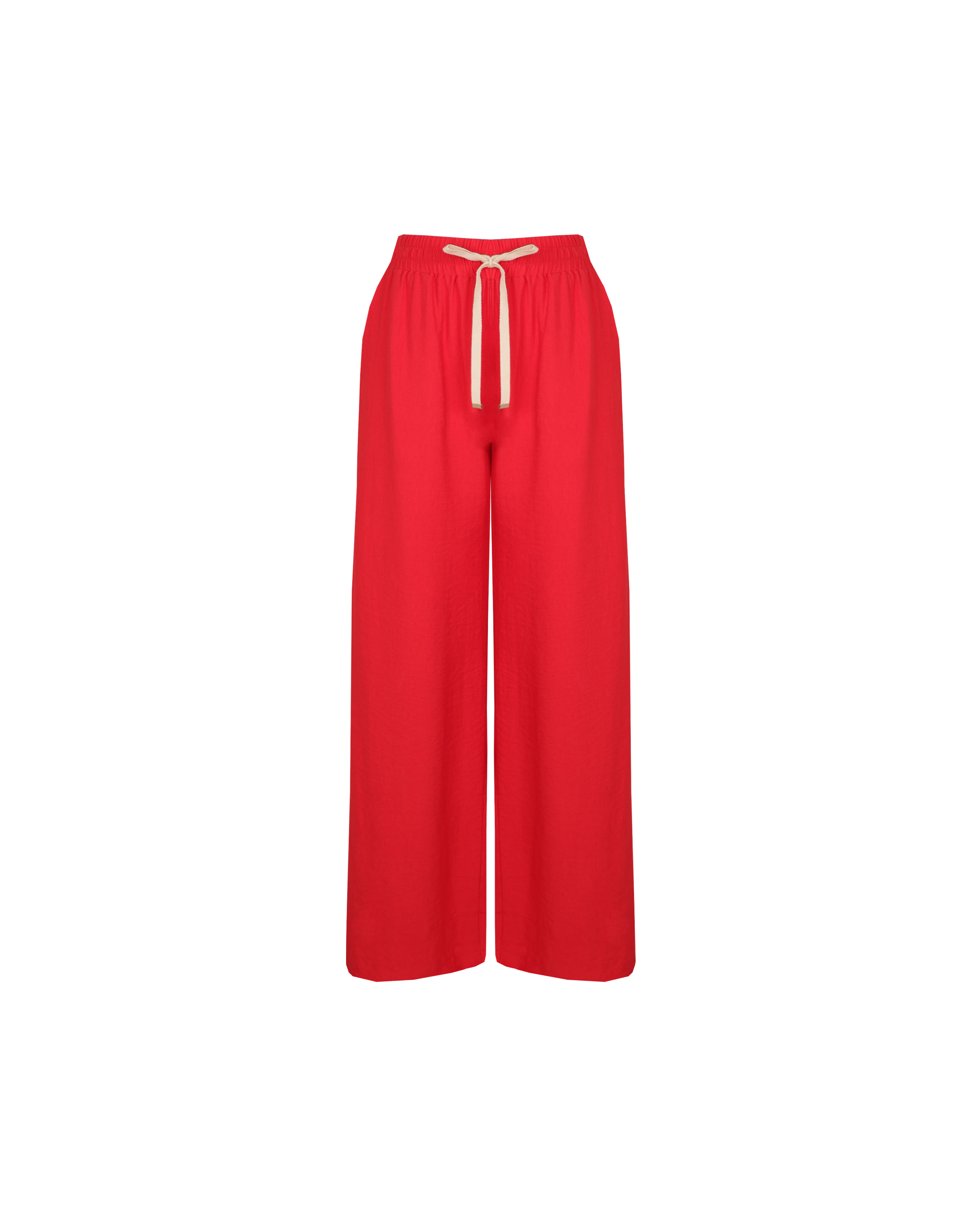 CORVETTE TROUSER PETITE RED | RUBY