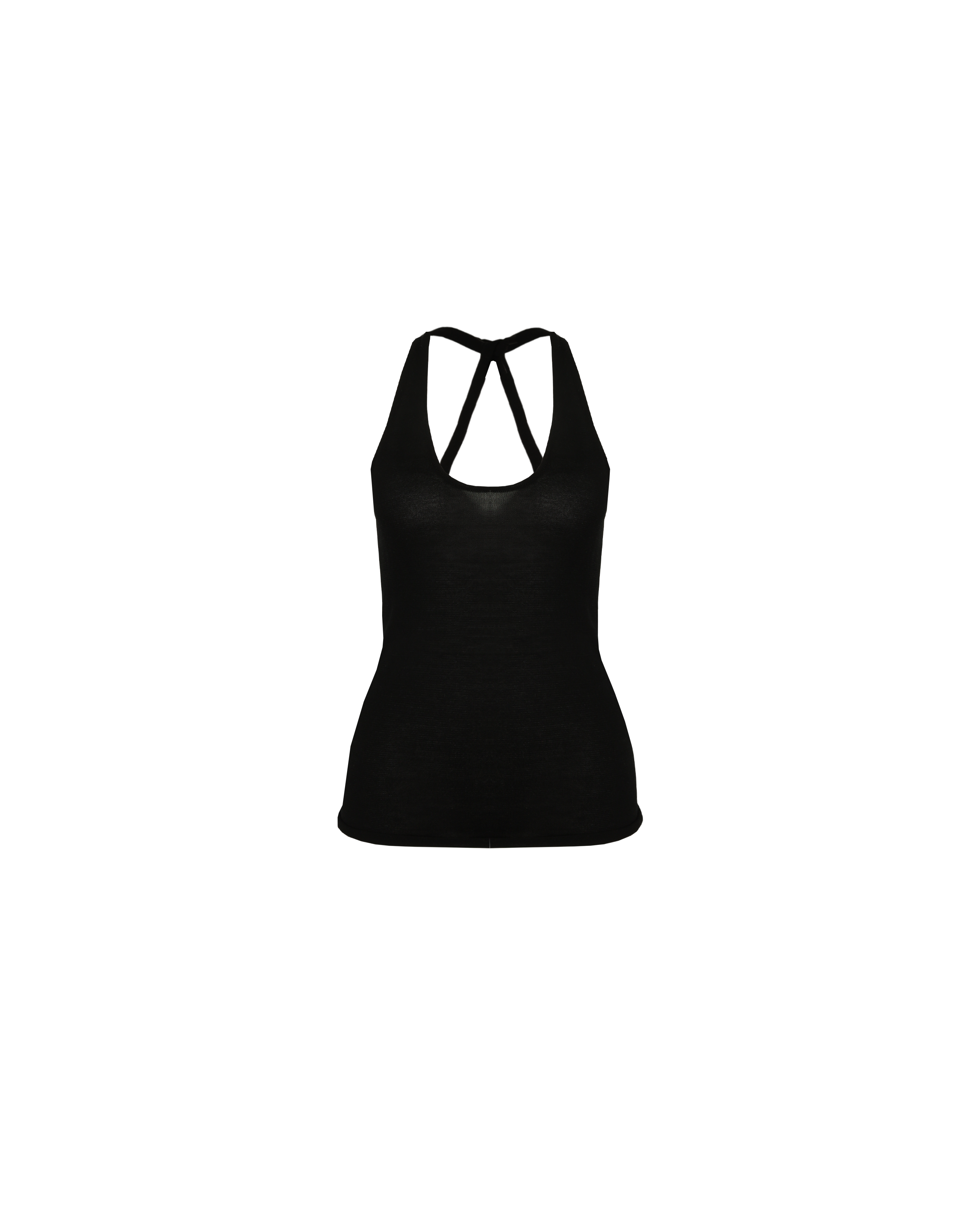 MARLA HALTER TOP BLACK | RUBY