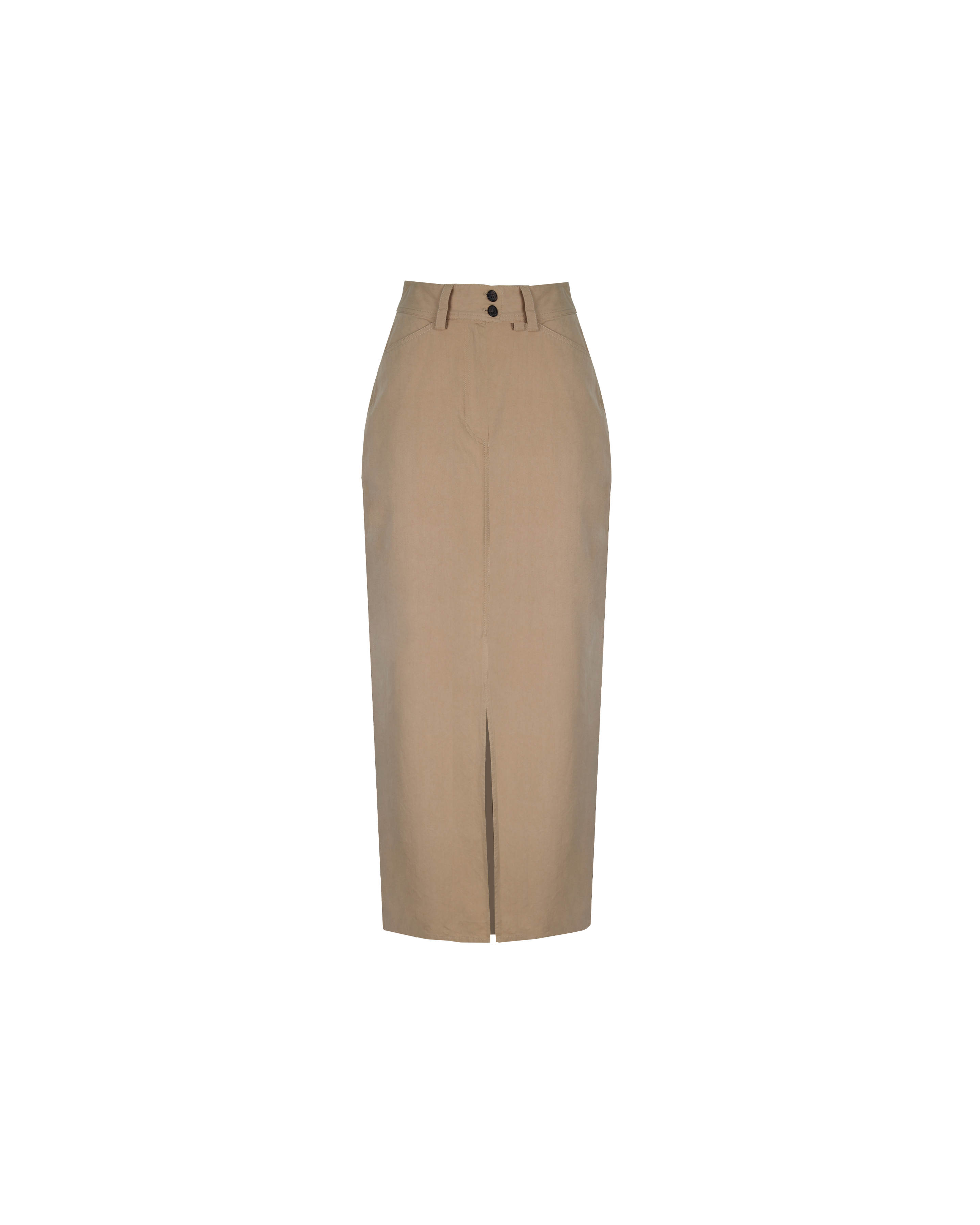 RAFFIA SKIRT CAMEL | RUBY