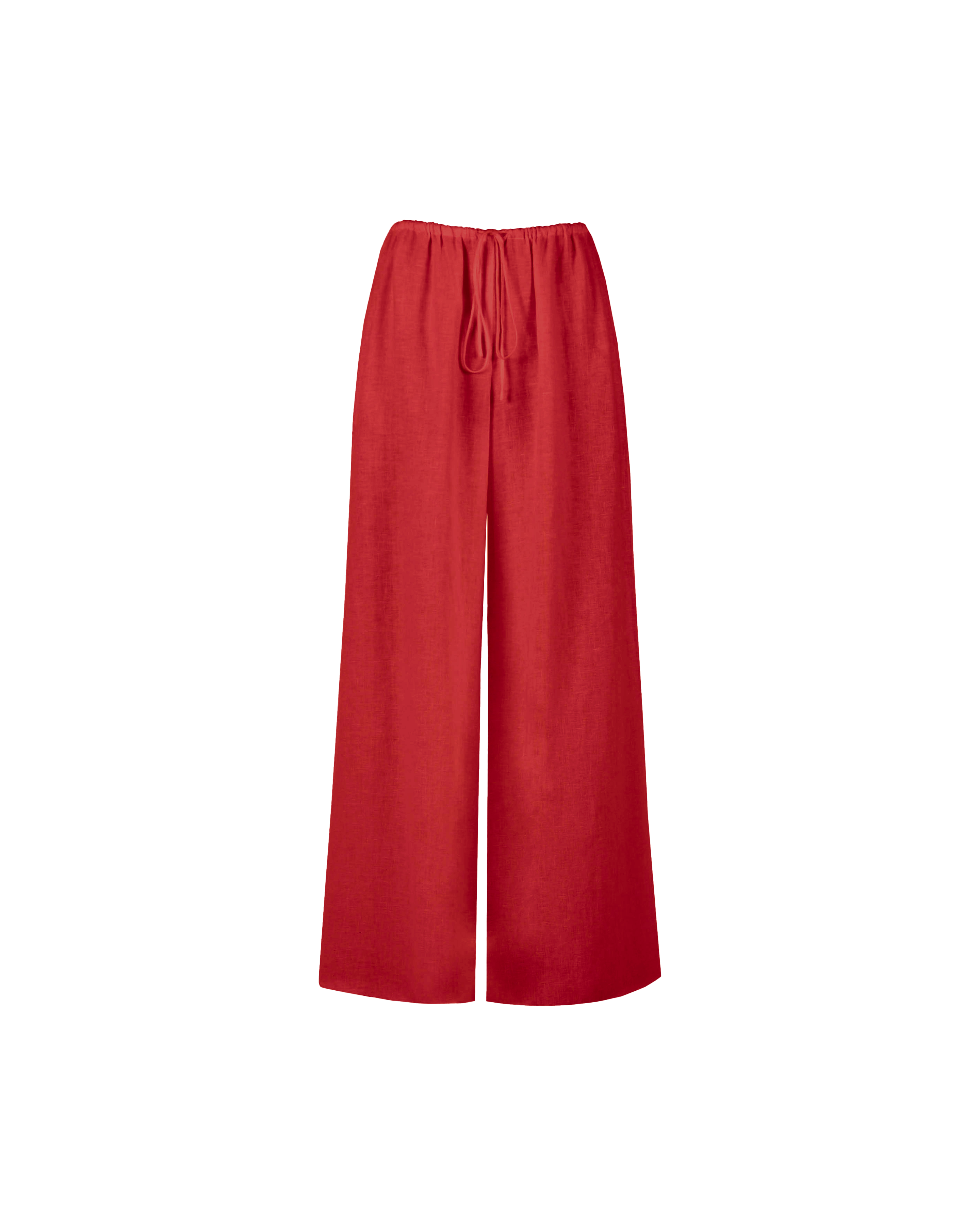ANDIE LINEN PANT SANGRIA | RUBY