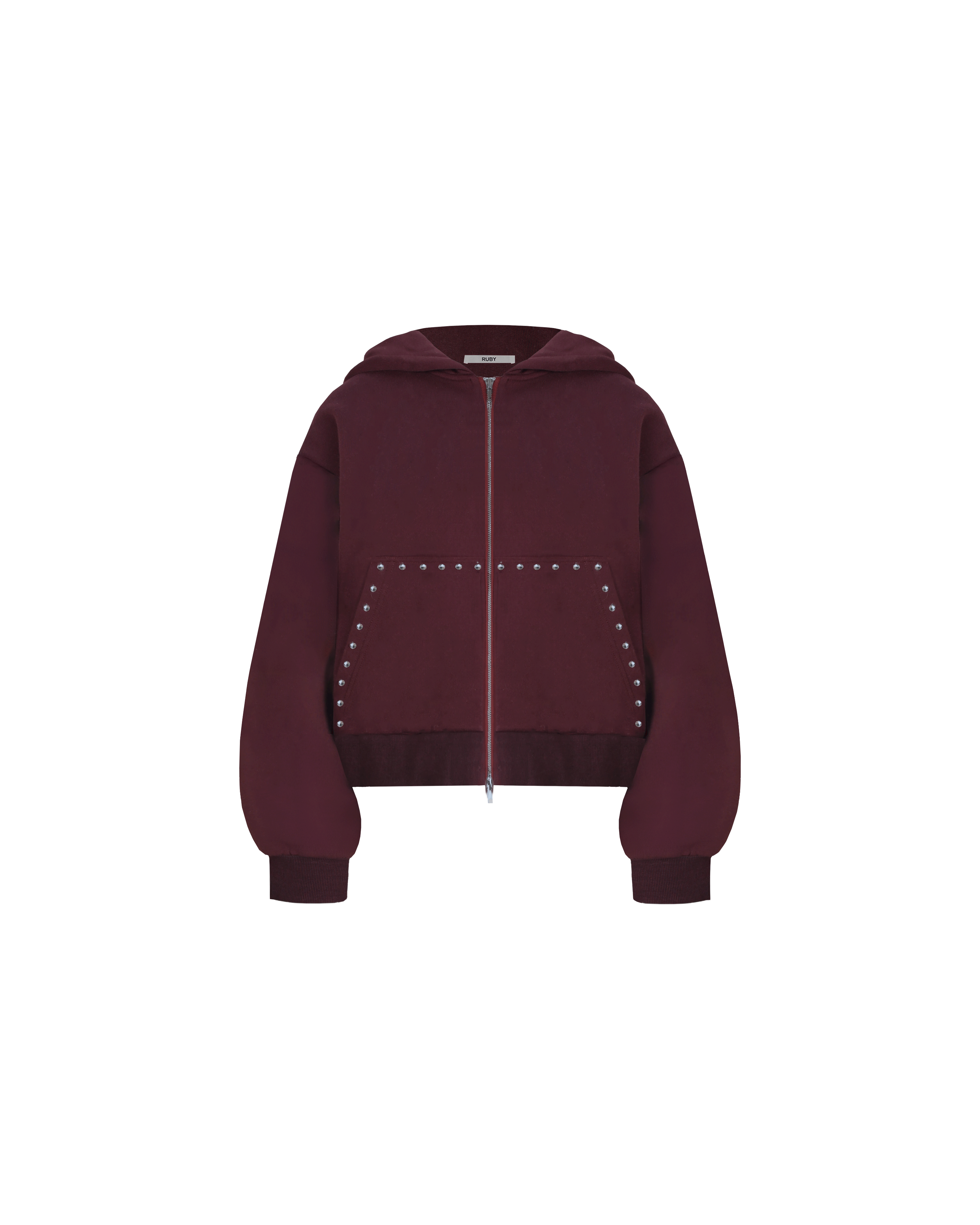 LEX HOODIE DEEP PLUM | RUBY