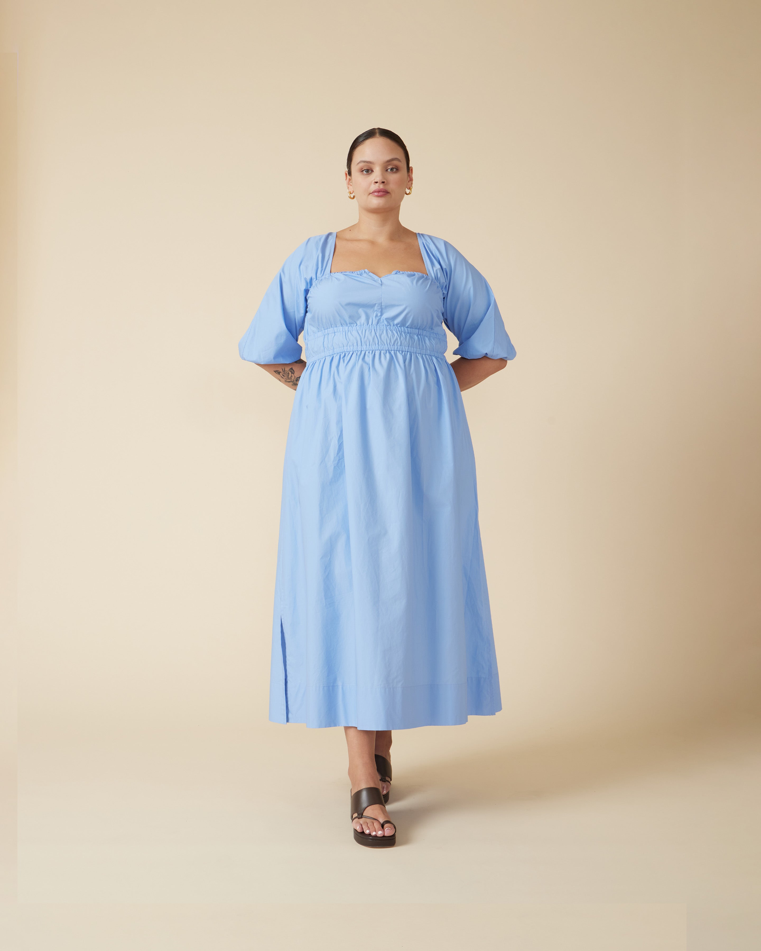 REMI DRESS CORNFLOWER | RUBY