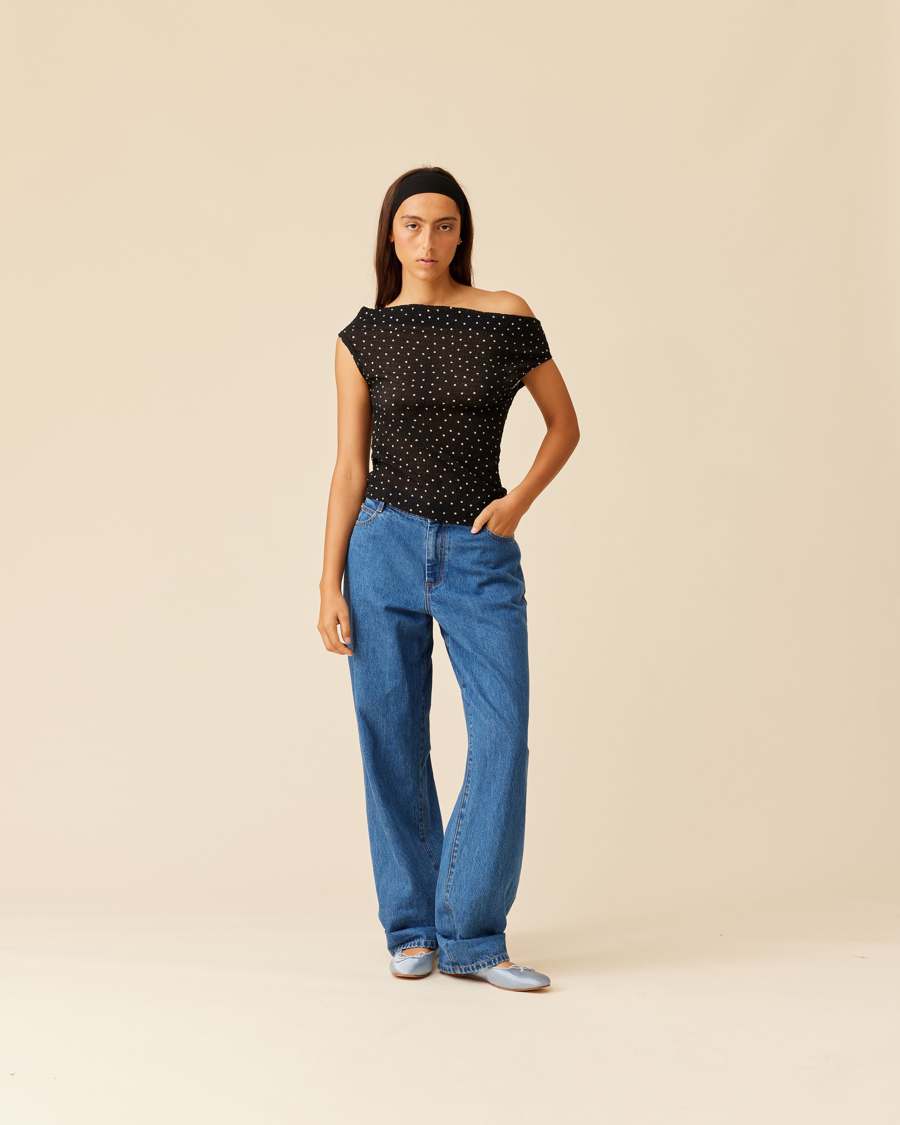 HARLOW JEAN INDIGO | RUBY