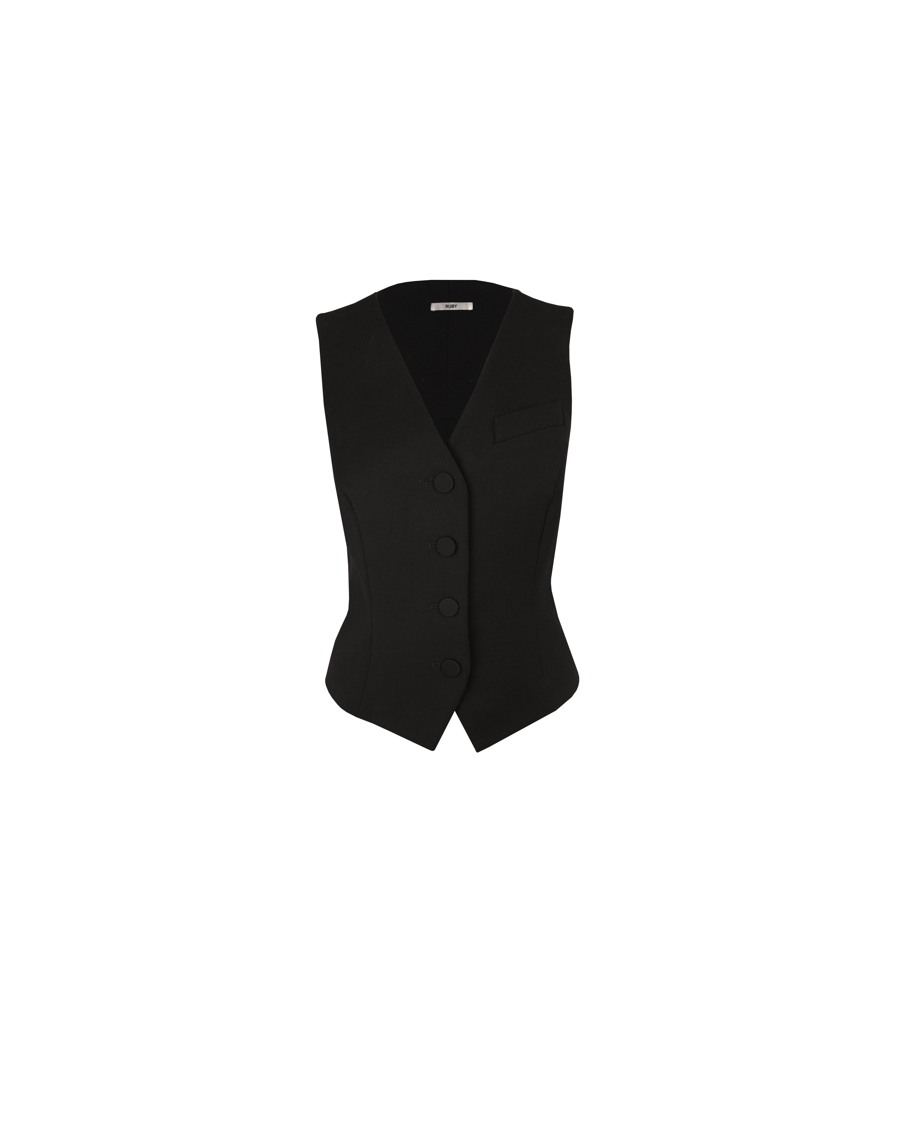 SWEENEY VEST BLACK | RUBY