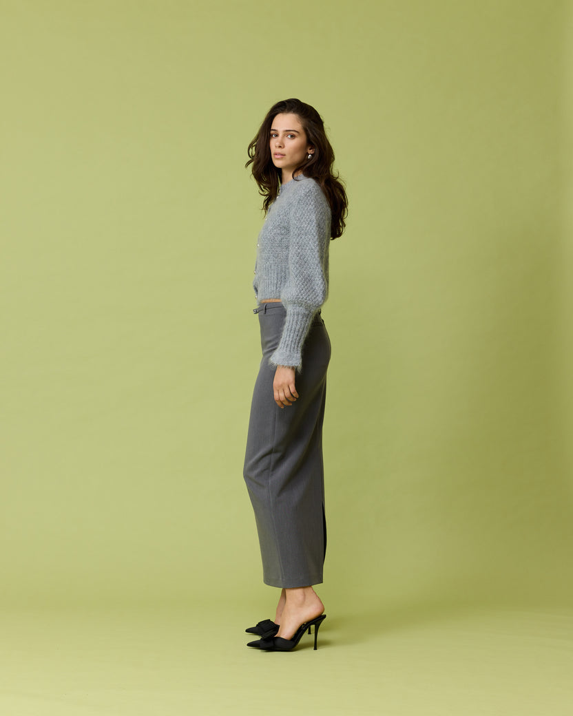 MATILDA CARDIGAN GREY MARLE | RUBY