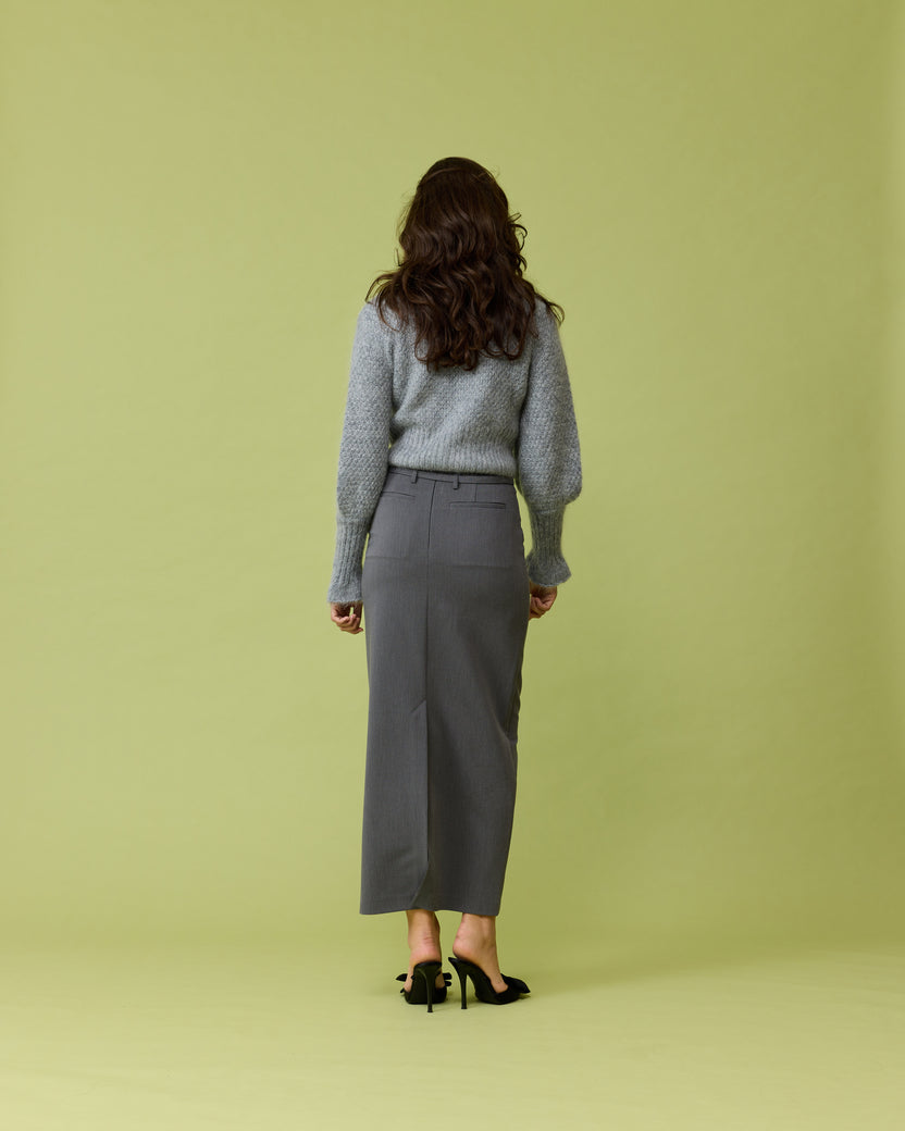 MATILDA CARDIGAN GREY MARLE | RUBY