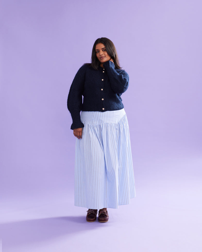 MATILDA CARDIGAN INK | RUBY