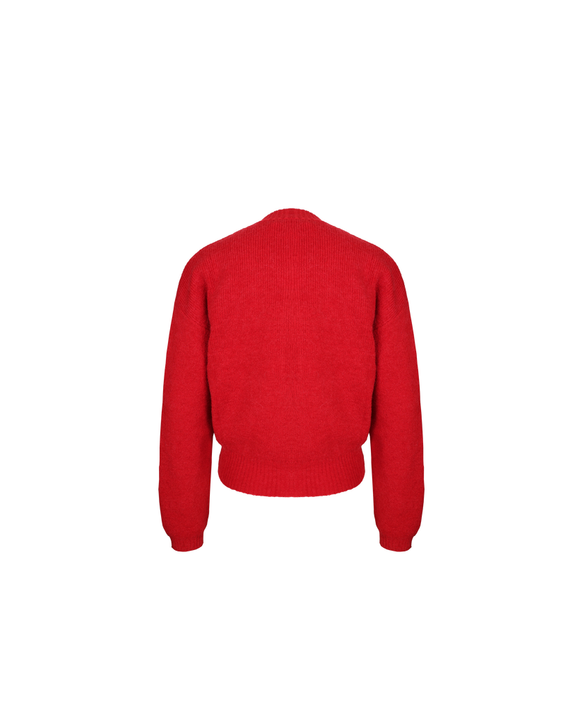 ANNIE CARDIGAN CHERRY RED | RUBY