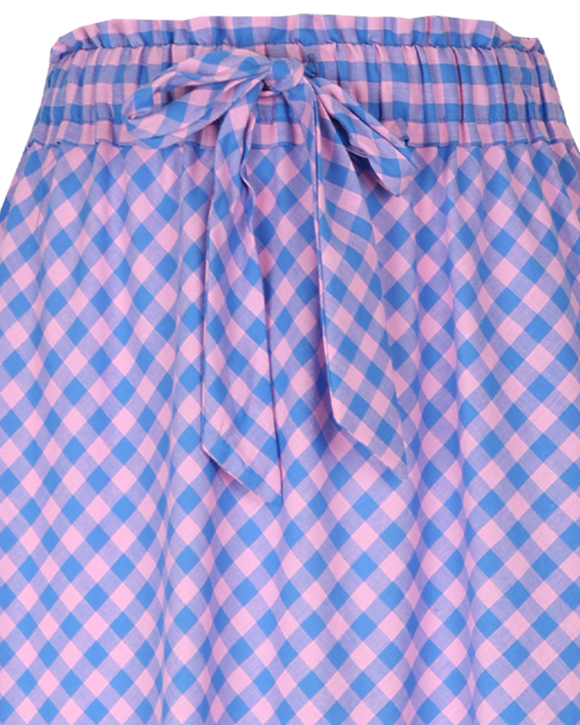 BON GINGHAM SKIRT PINK BLUE GINGHAM | RUBY