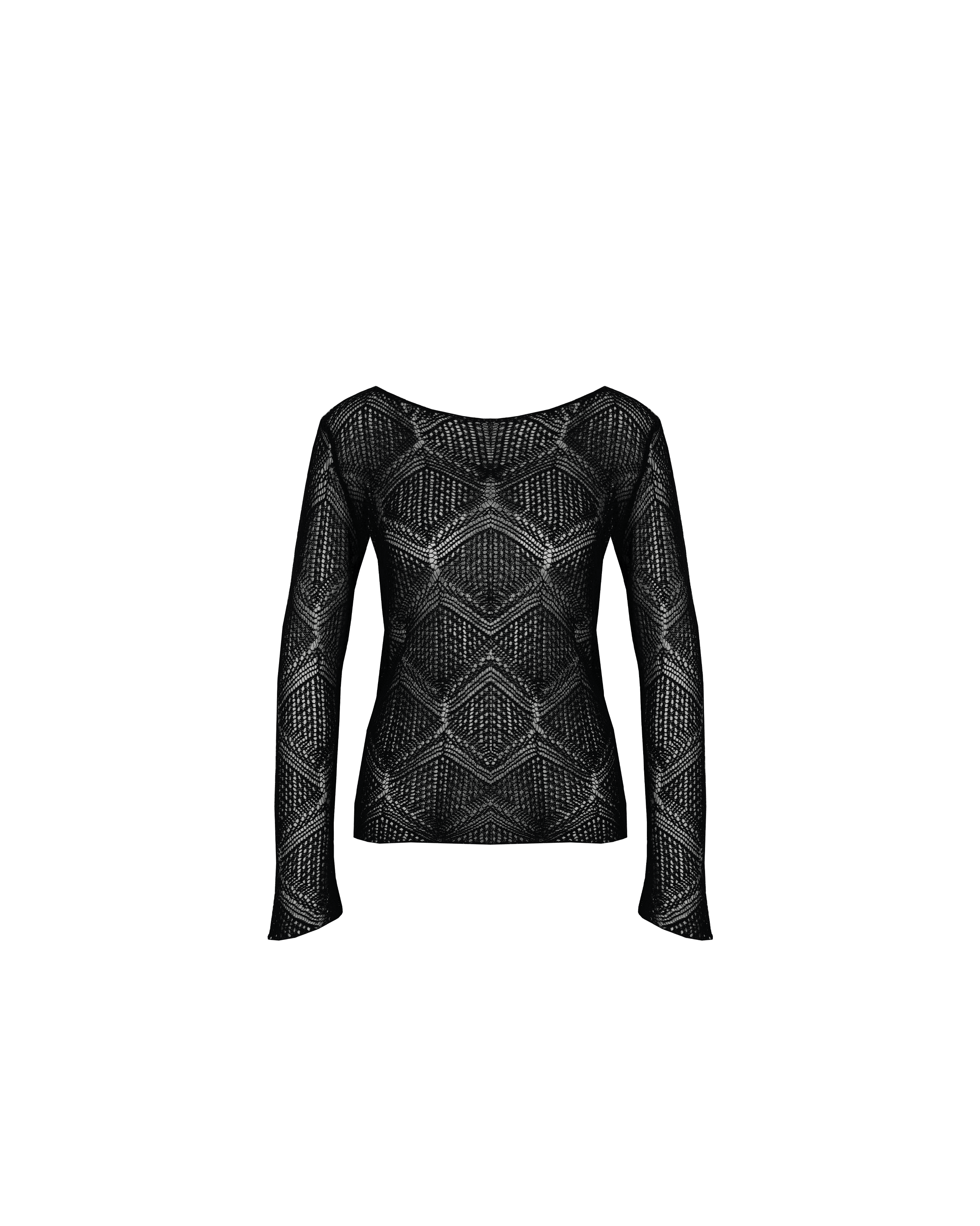 DANI LONG SLEEVE BLACK | RUBY