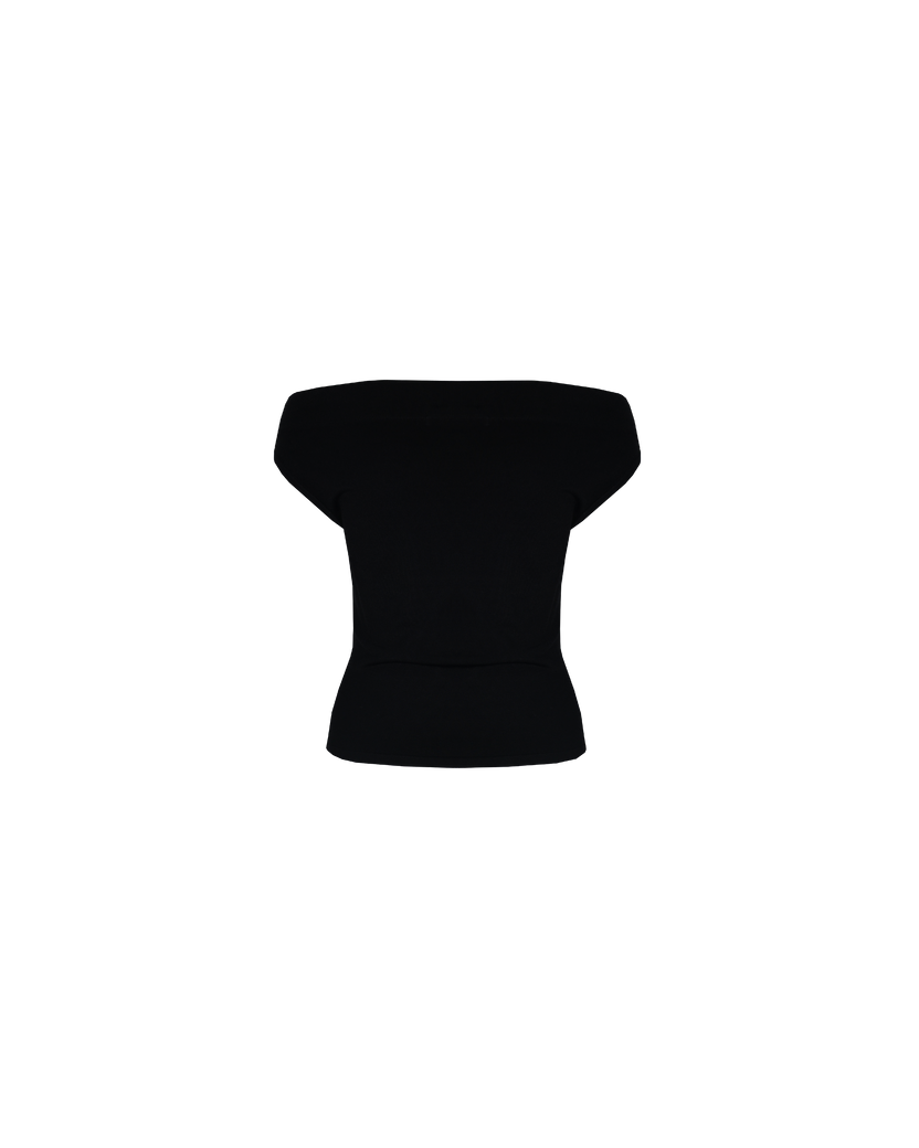 EMMA KNIT TOP BLACK | RUBY