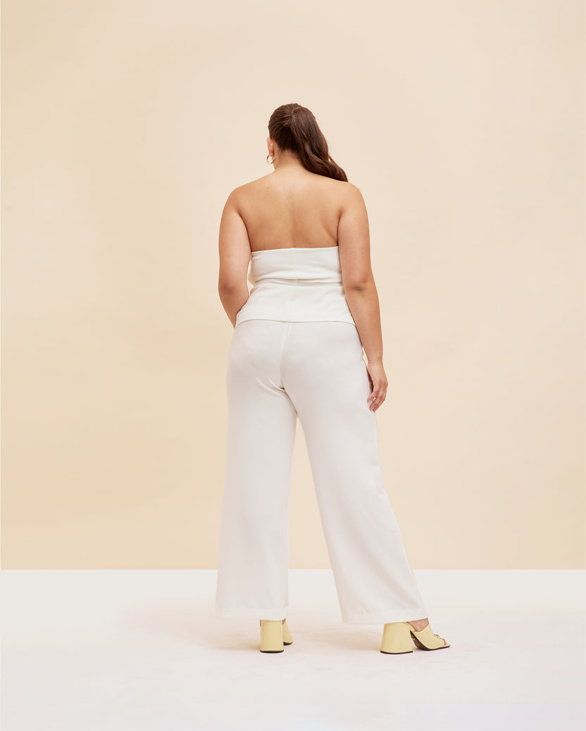 FIREBIRD PANT PETITE CREAM | RUBY