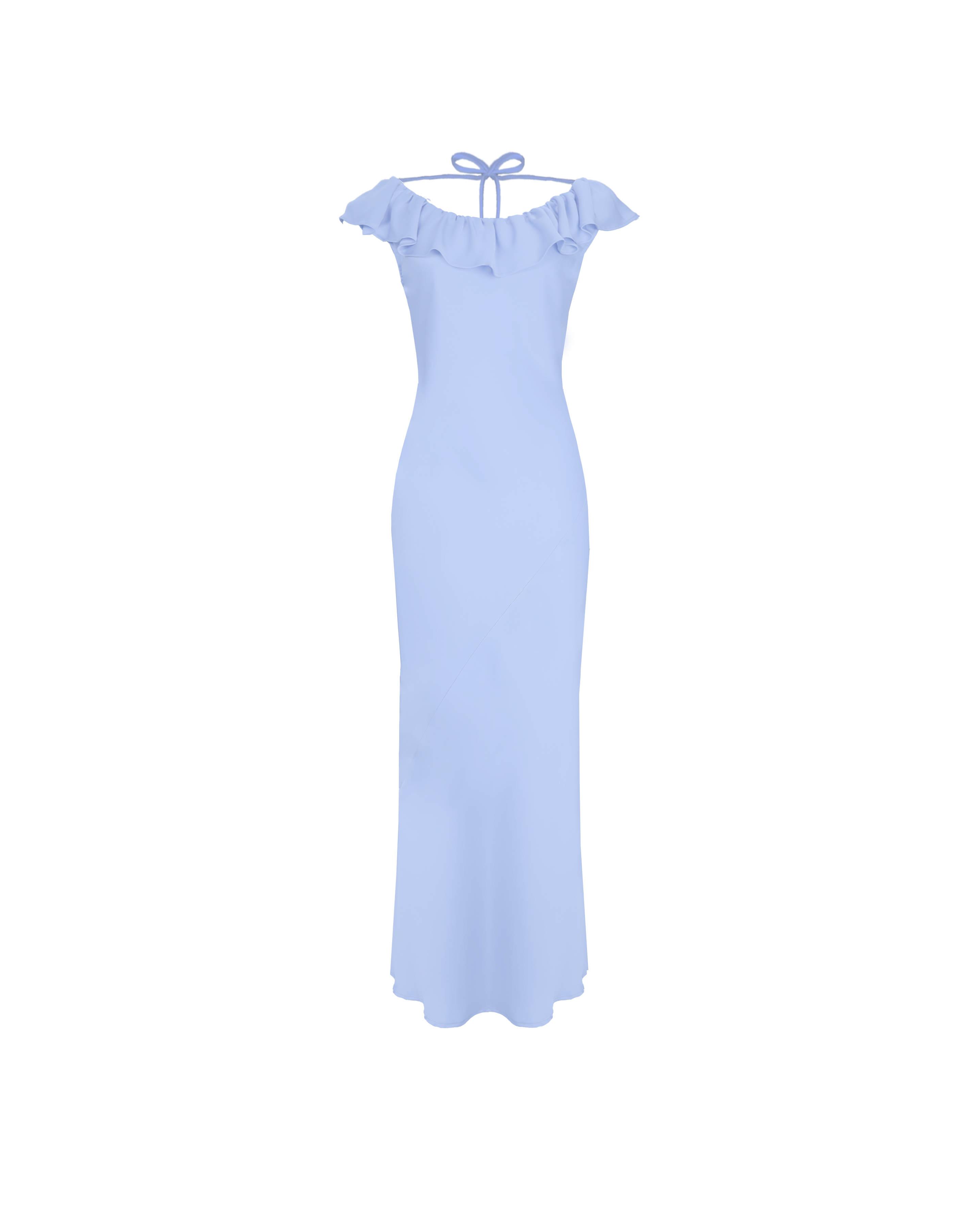 HAZEL RUFFLE DRESS SERENITY | RUBY