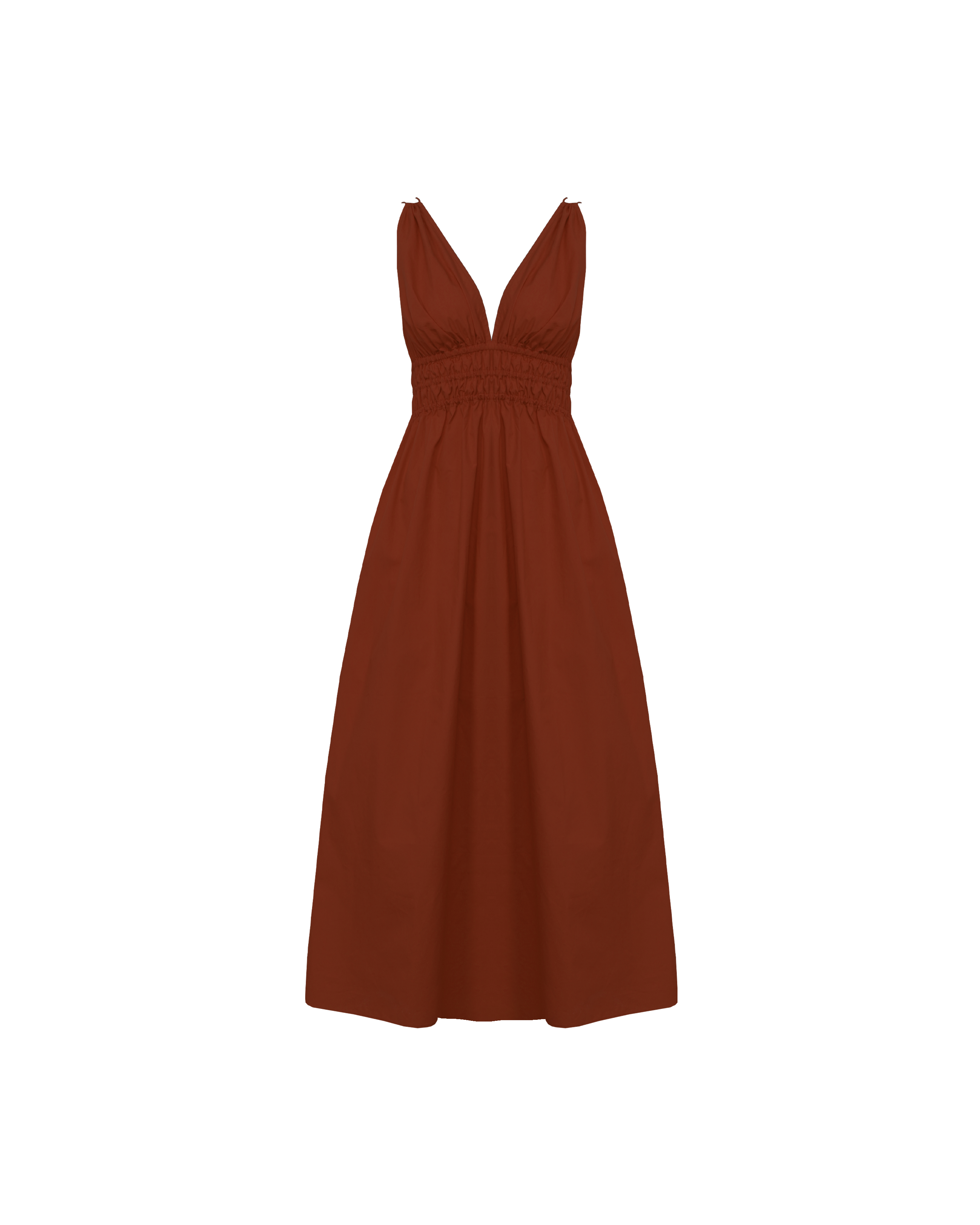 HERO MAXI DRESS CHOCOLATE | RUBY