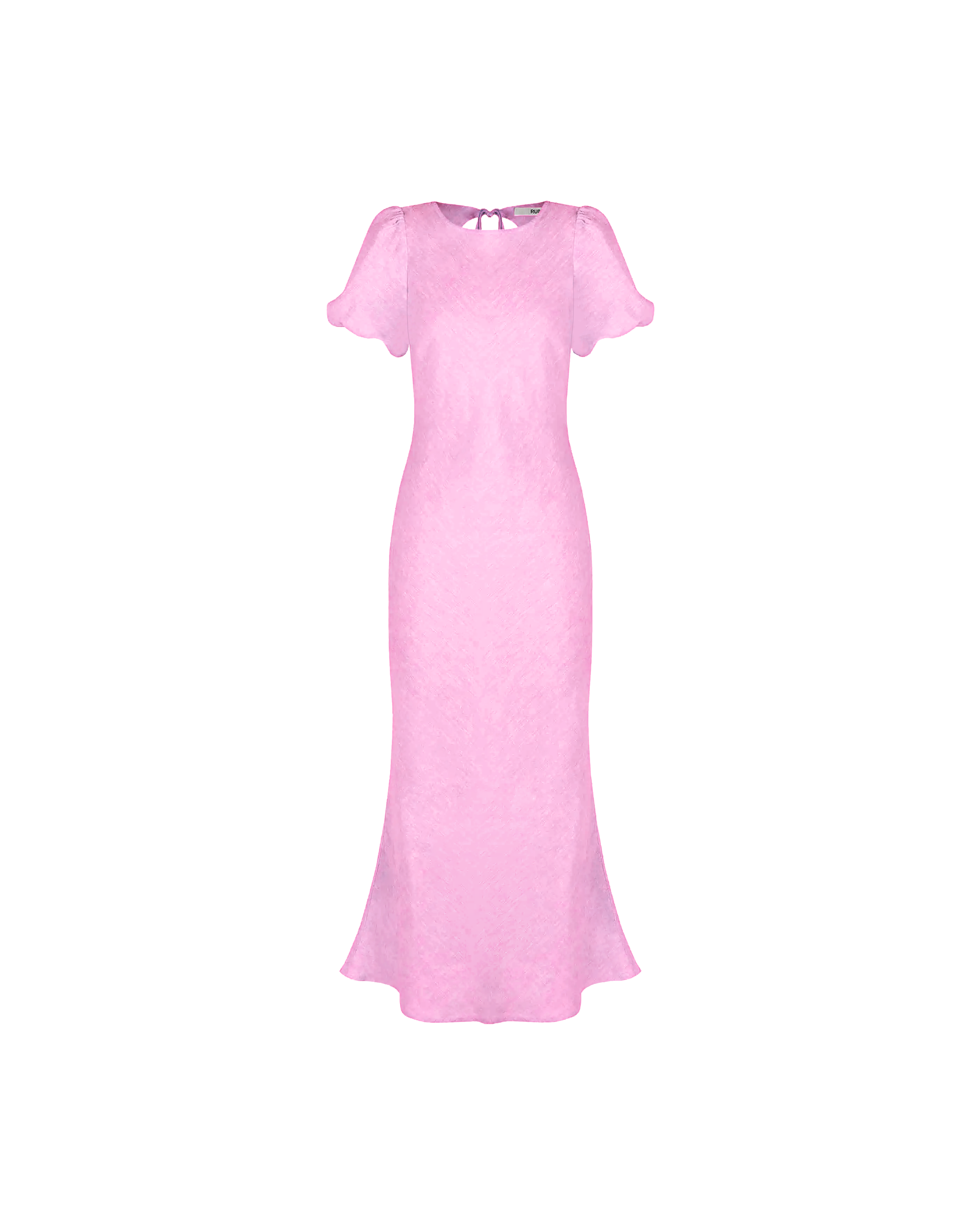 KOS LINEN DRESS PINK | RUBY