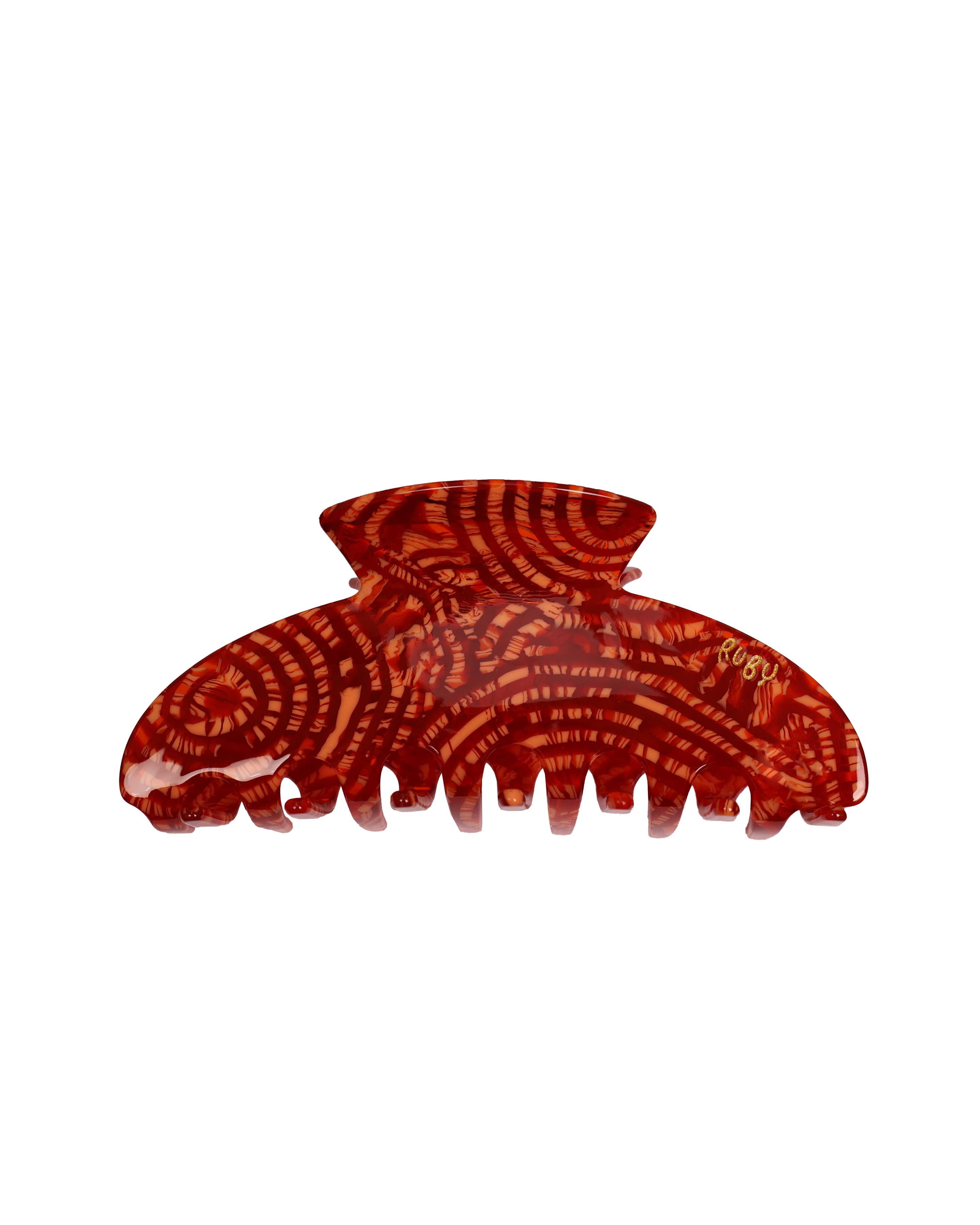 LARA HAIR CLAW RED ROCK | RUBY