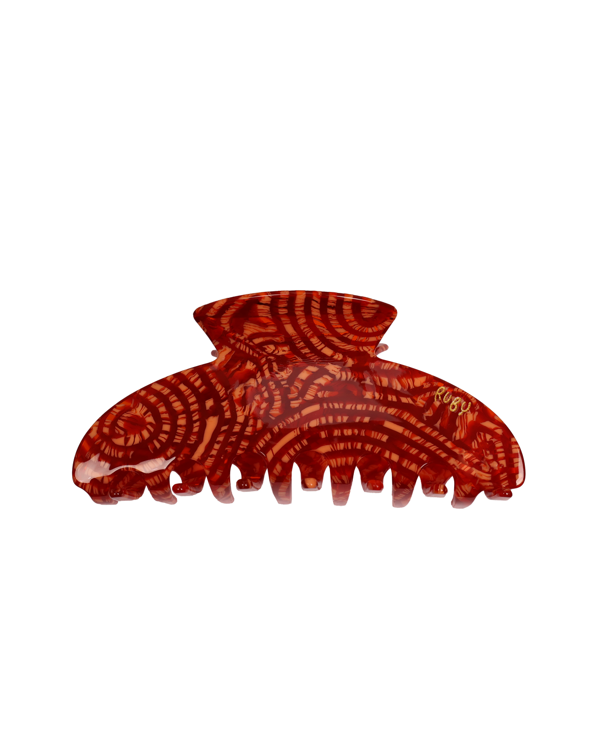 LARA HAIR CLAW RED ROCK | RUBY