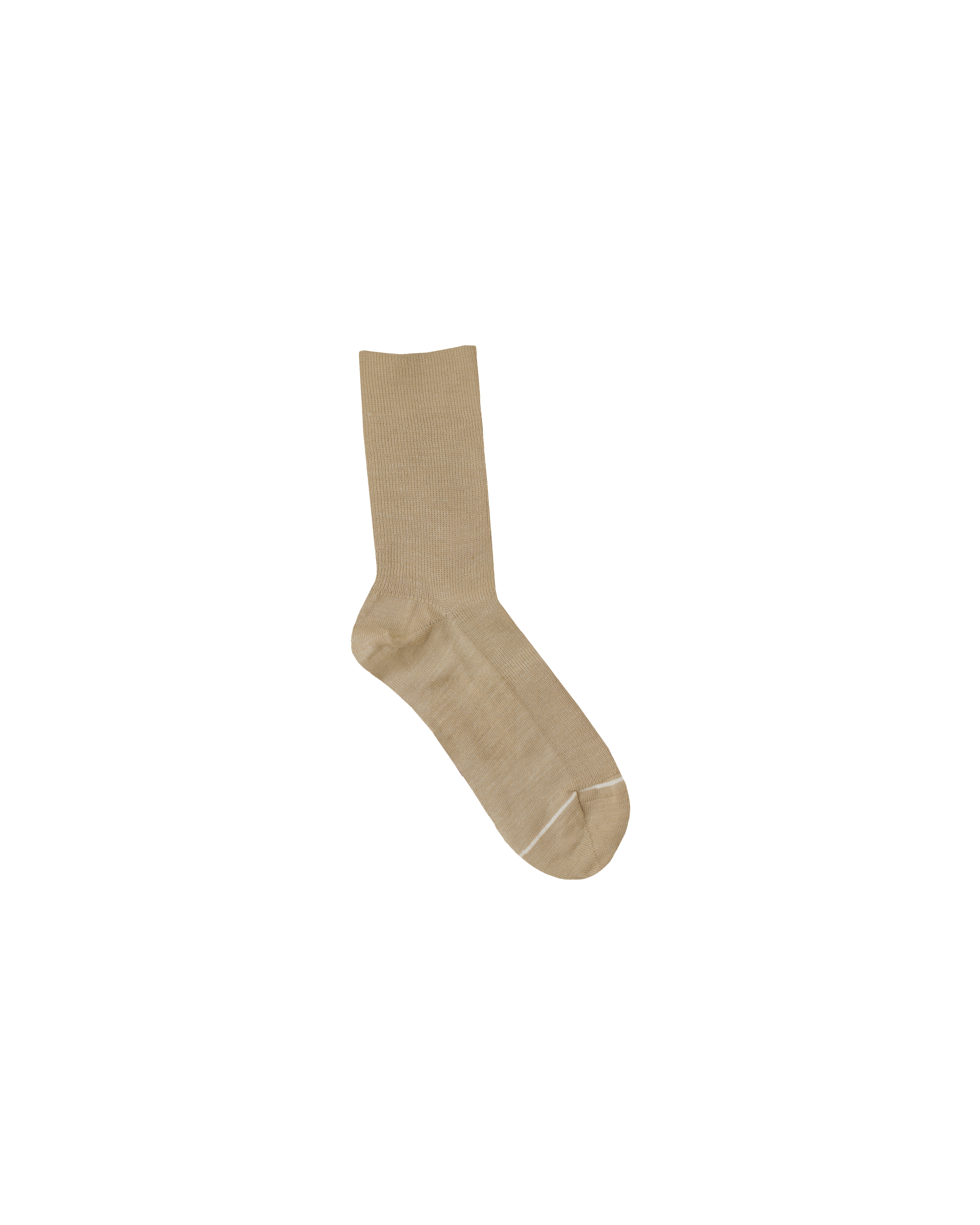 MERINO SIMPLE SOCK FAWN | RUBY