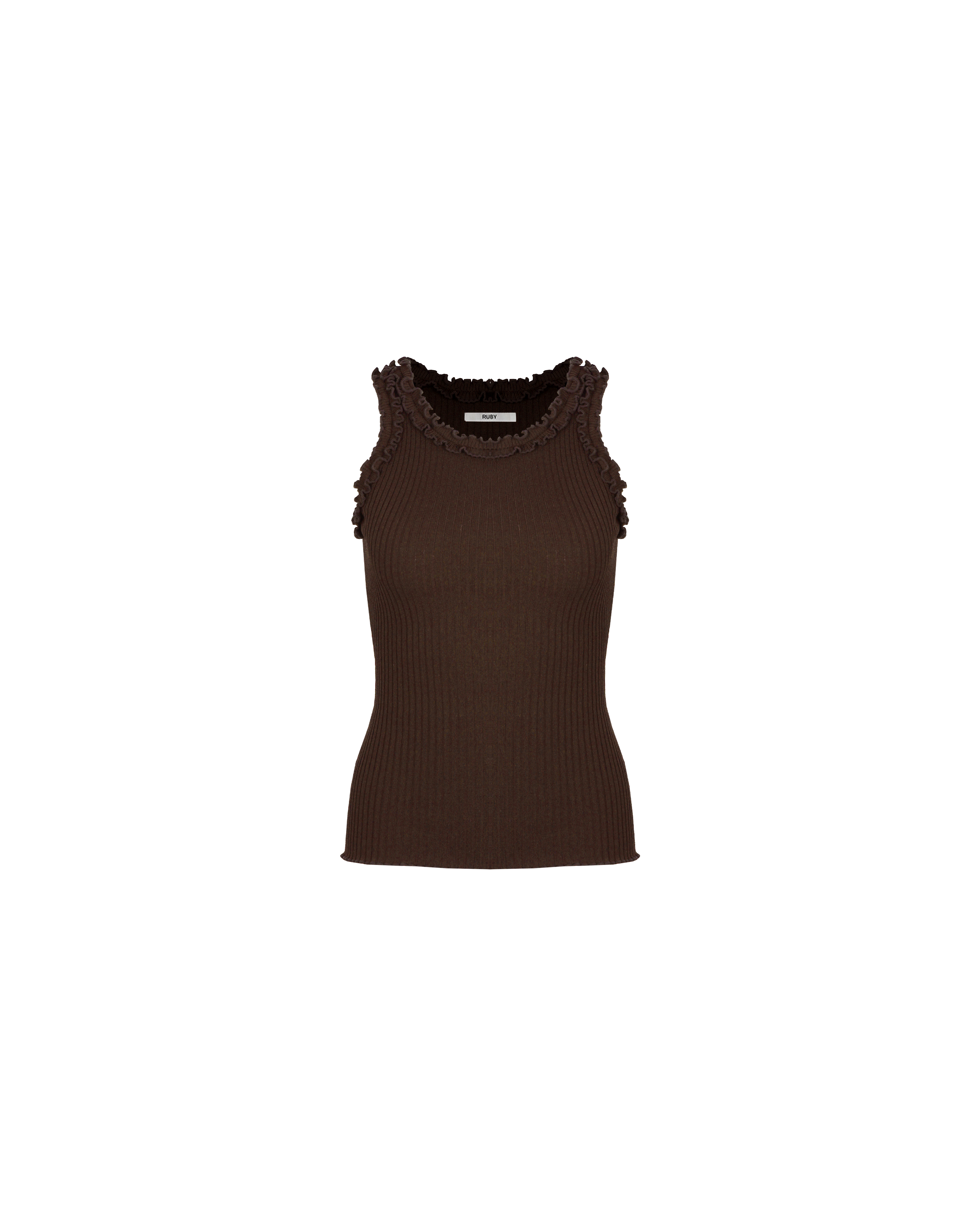 LOLLO TANK CHOCOLATE | RUBY
