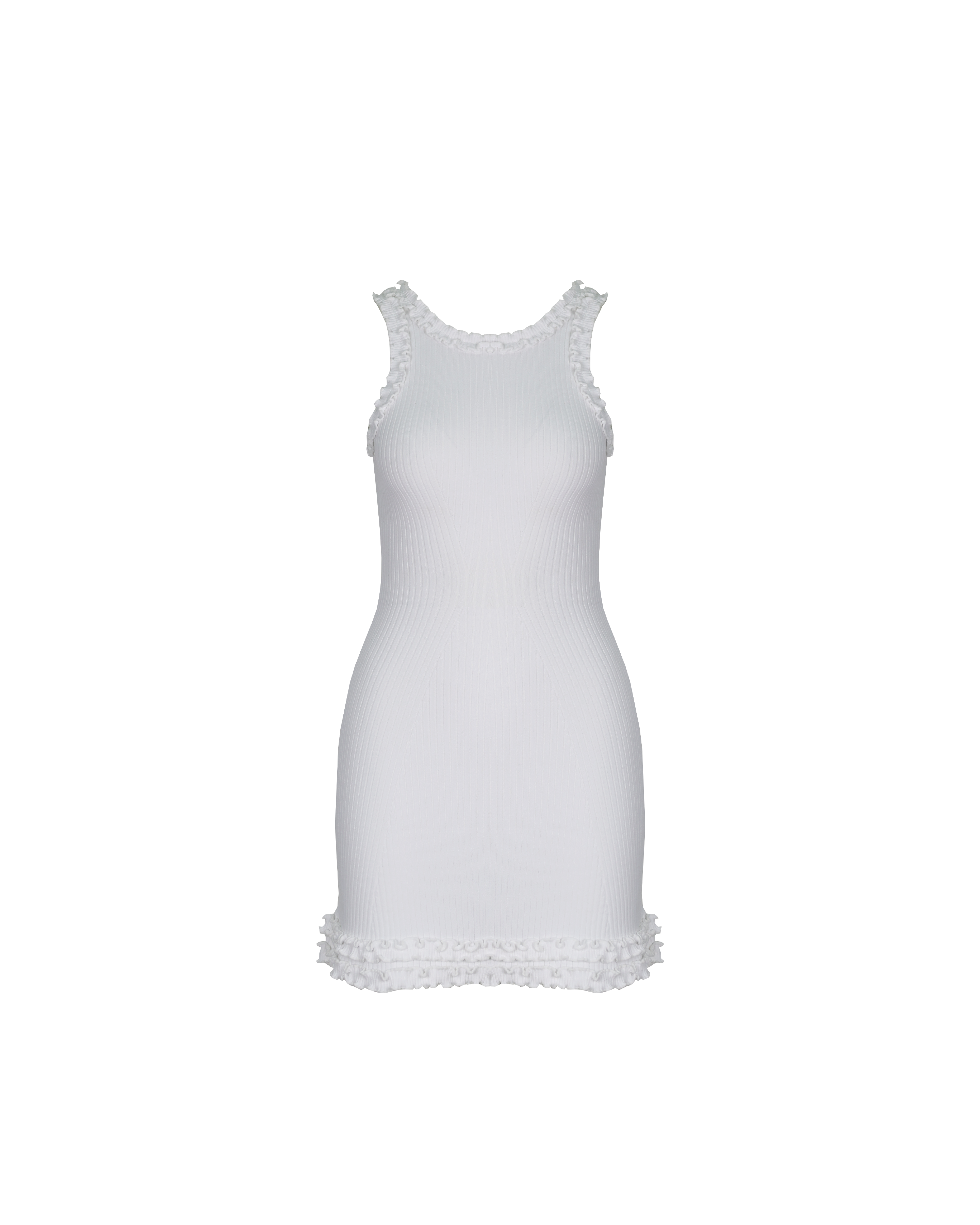 LOLLO MINI DRESS WHITE | RUBY