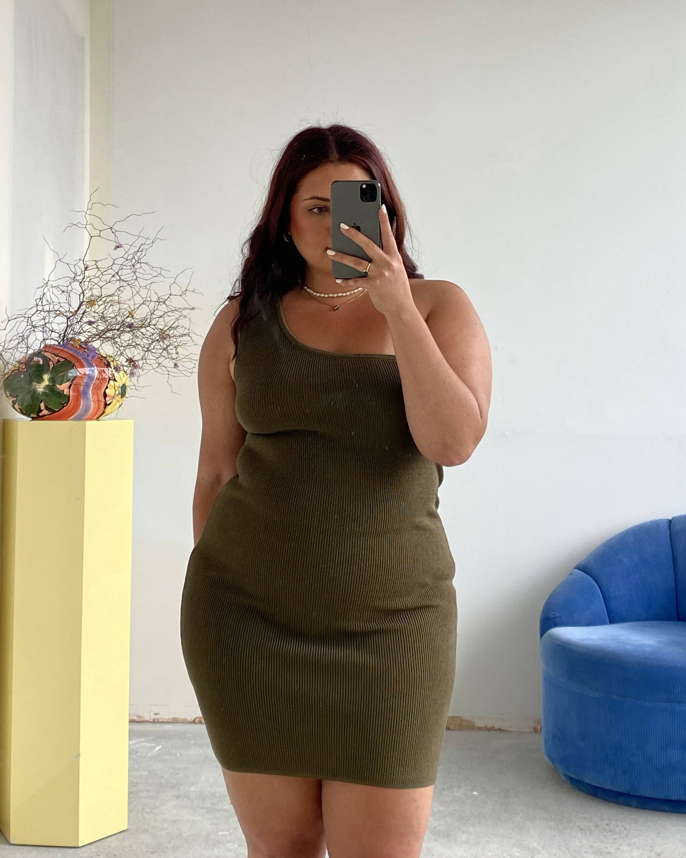 RSR SAMPLE 3420 LOTUS MINIDRESS | RUBY