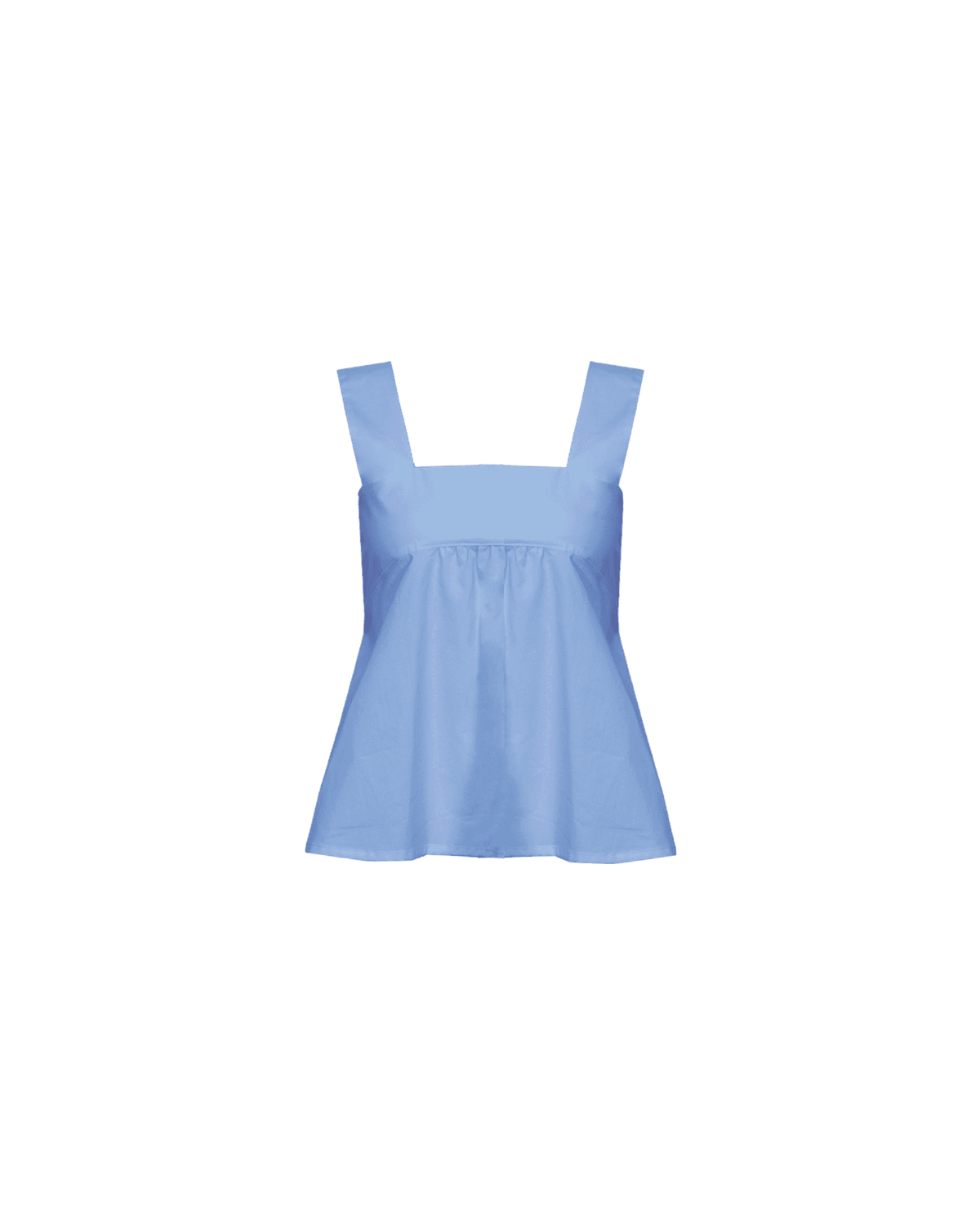 MARGIE TIE-BACK TOP CORNFLOWER | RUBY