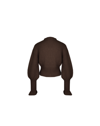 MATILDA CARDIGAN COCOA | RUBY