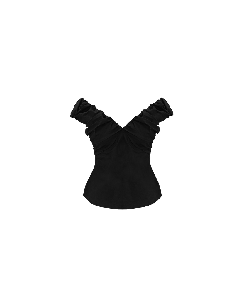 RAQUEL TOP BLACK | RUBY