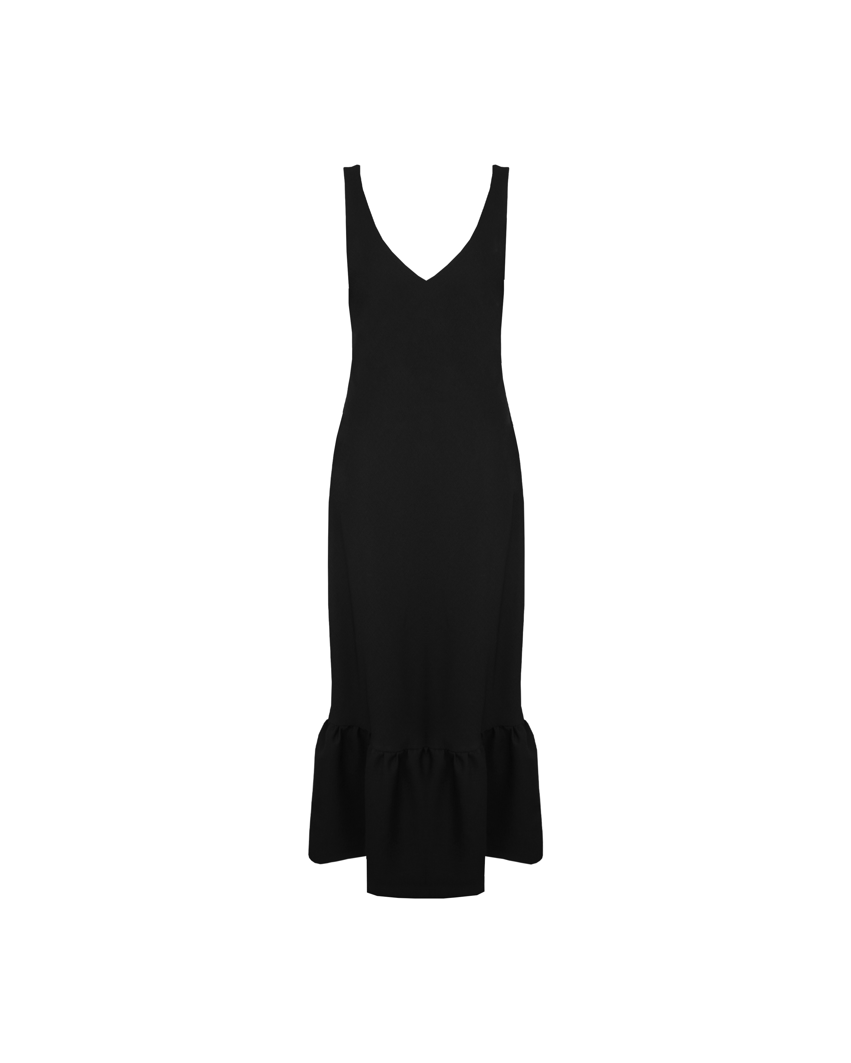 ROBIN PUFF DRESS BLACK | RUBY