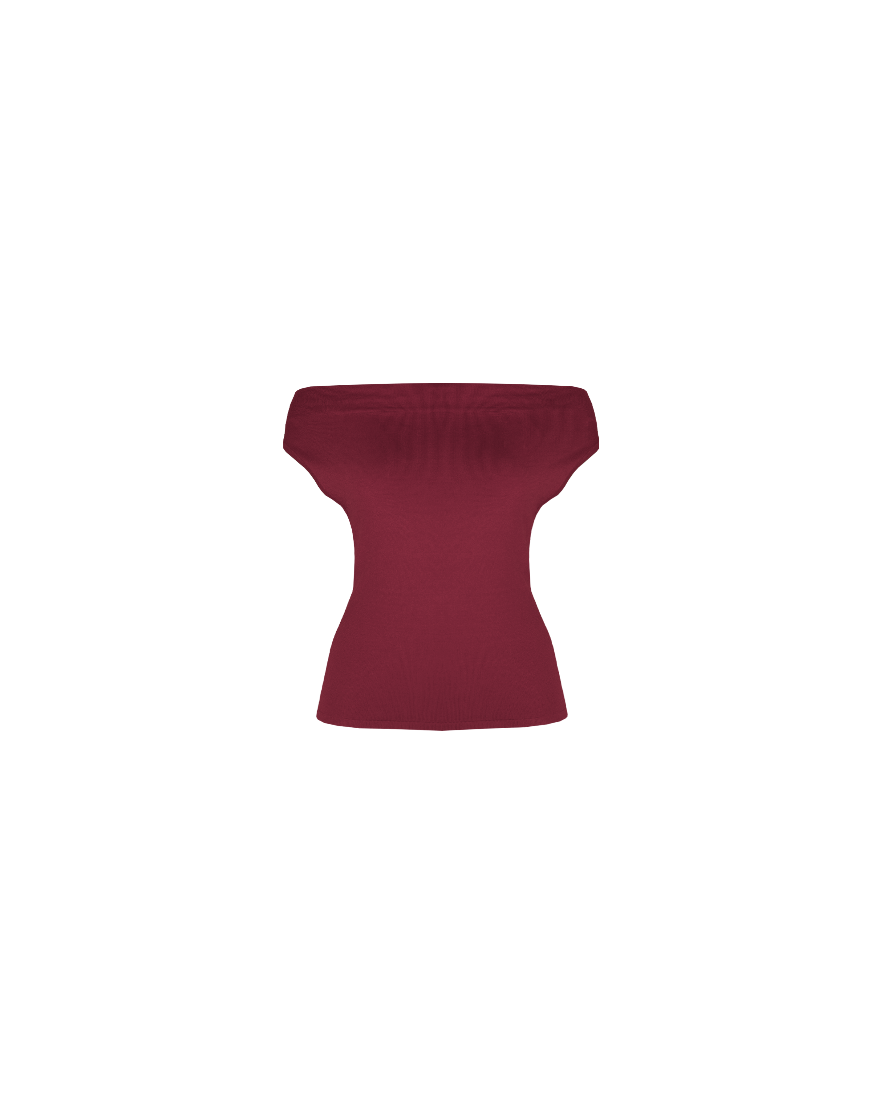 EMMA KNIT TOP DEEP PLUM | RUBY