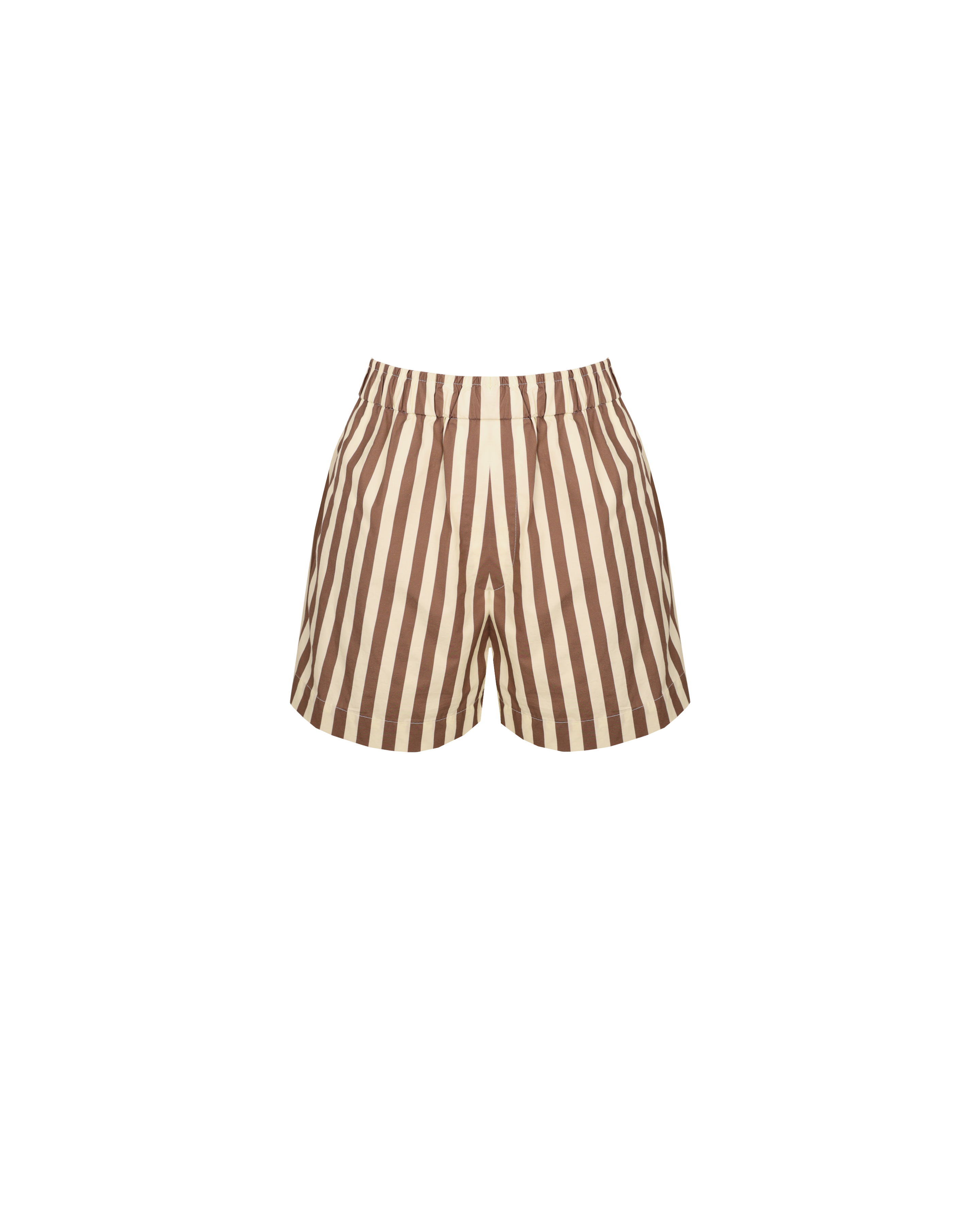IDA SHORT BROWN BUTTER STRIPE | RUBY