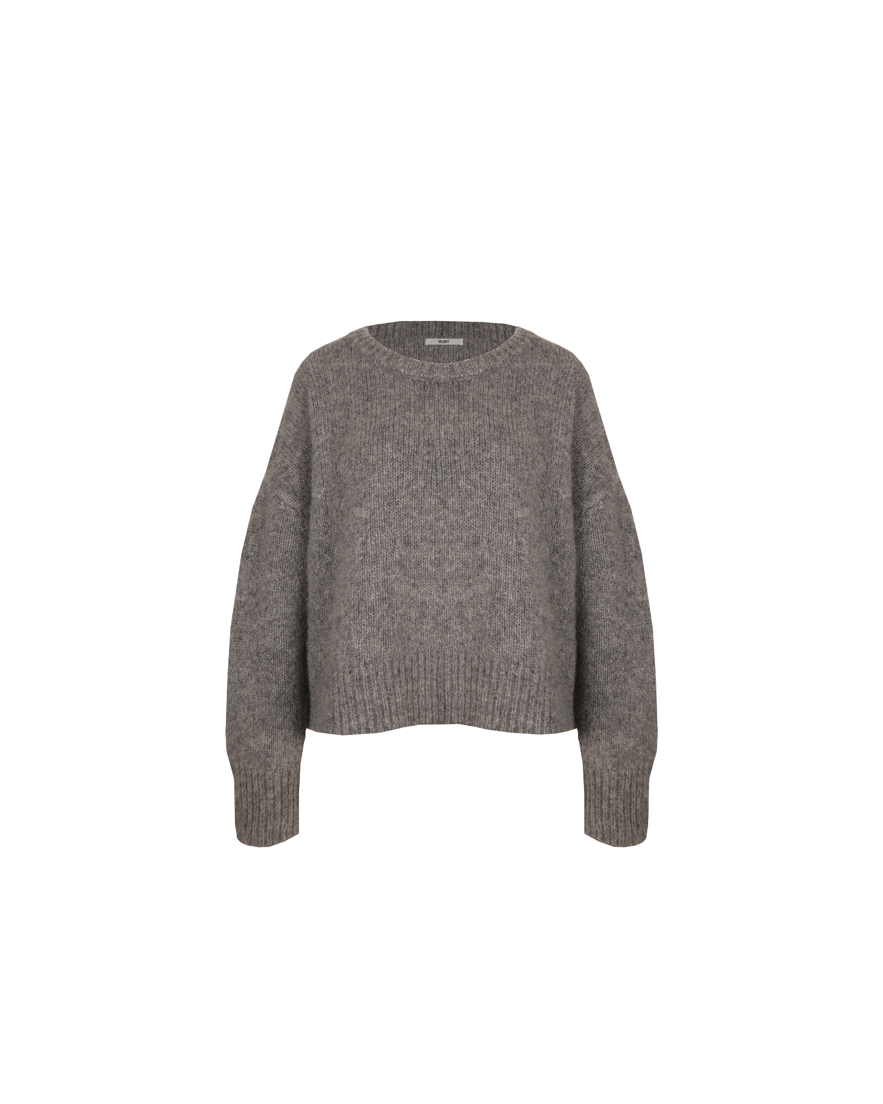 RHEA SWEATER GREY MARLE | RUBY