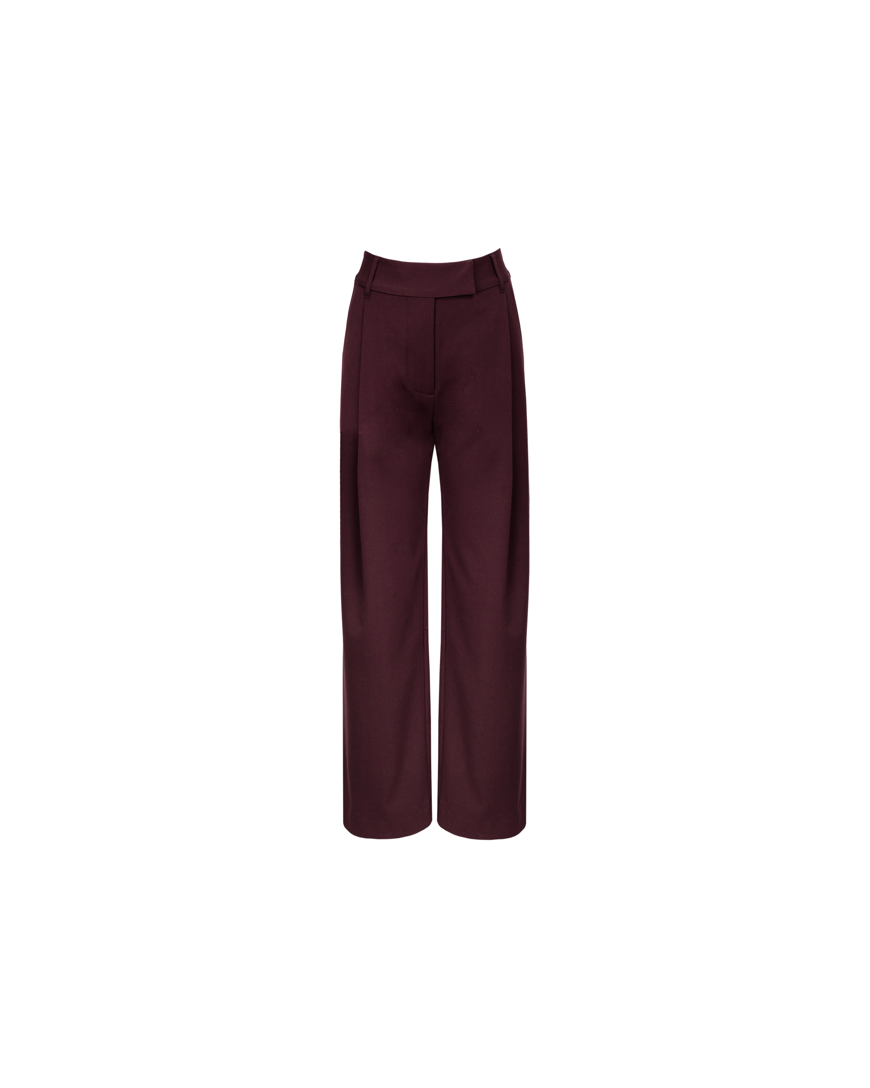 RUE TROUSER DEEP PLUM | RUBY