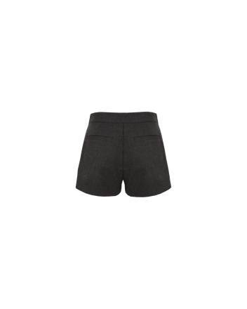 SASHA WRAP SHORT CHARCOAL | RUBY