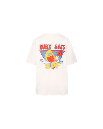 RUBY SAYS T-SHIRT RUBY SAYS SPF