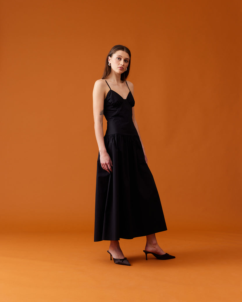 MONACO DRESS BLACK | RUBY