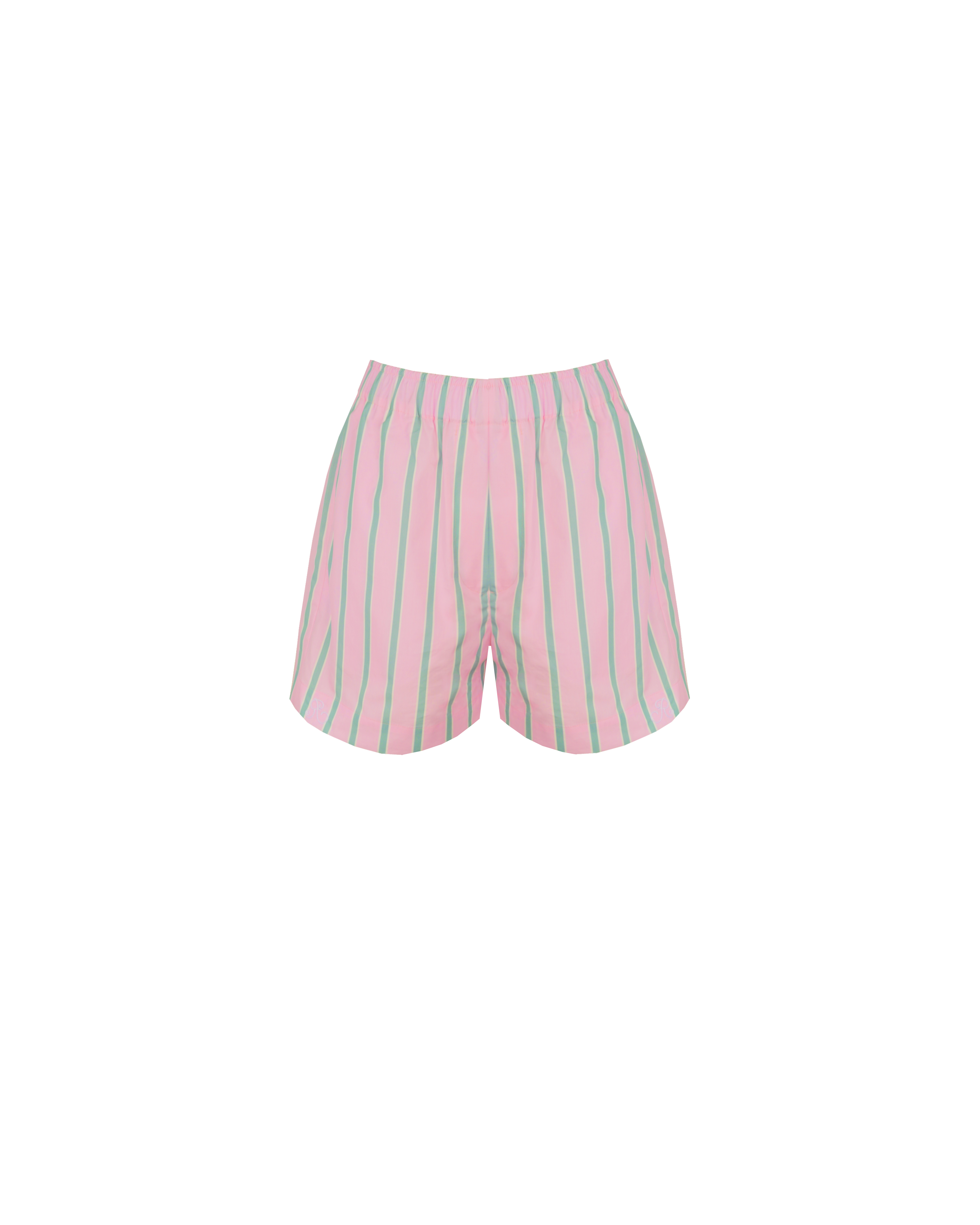 IDA SHORT PINK APPLE STRIPE | RUBY