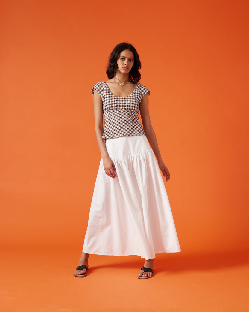 TRULLI SKIRT WHITE | RUBY