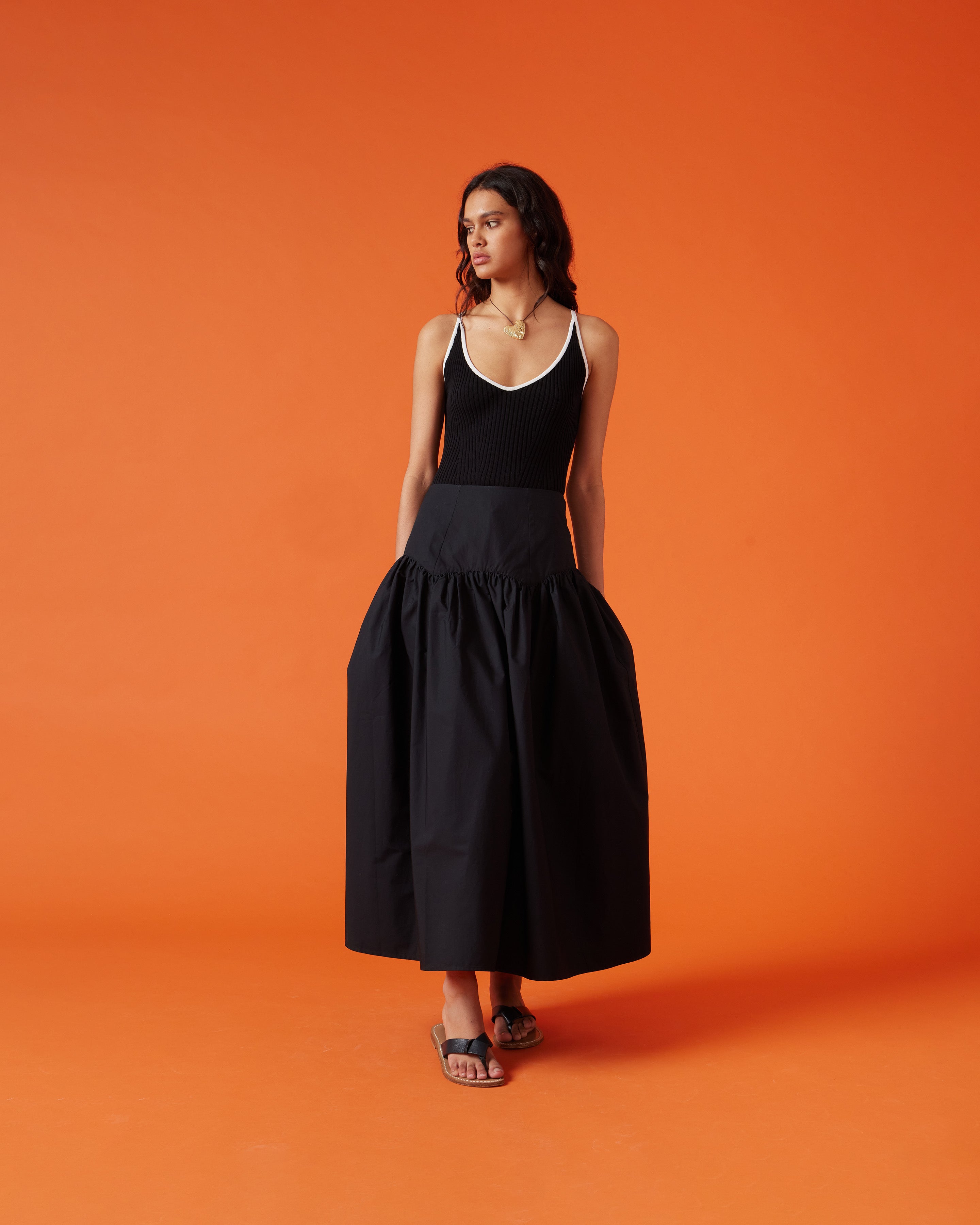 TRULLI SKIRT BLACK | RUBY