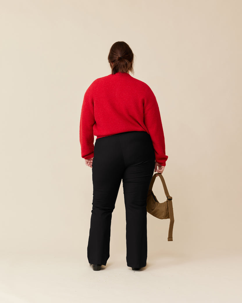 ANNIE CARDIGAN CHERRY RED | RUBY