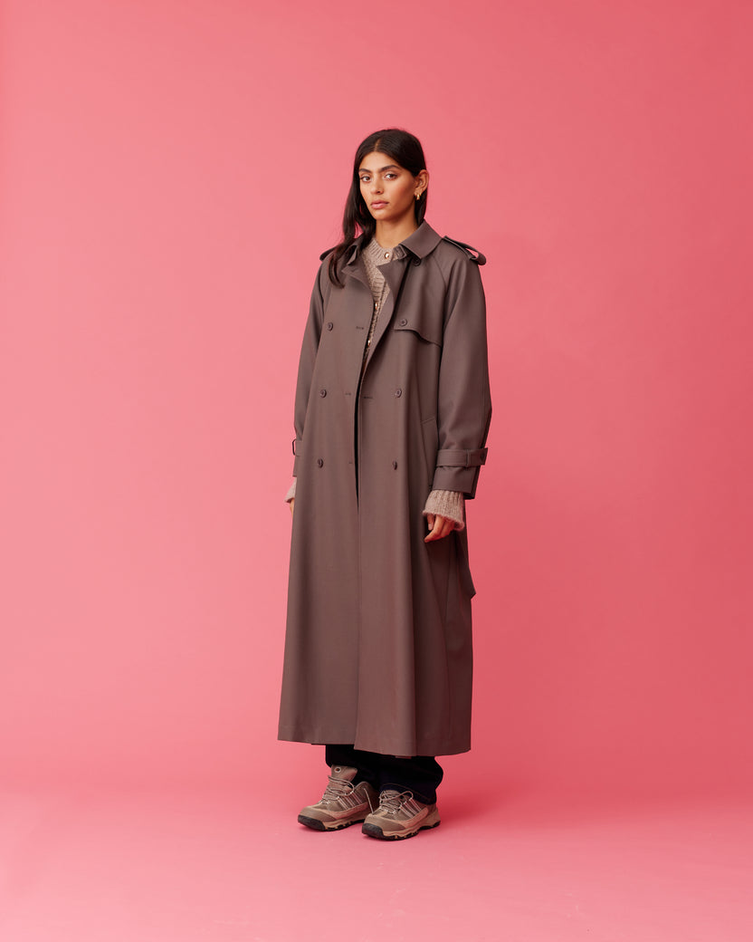 ANNIE TRENCH COAT DONKEY | RUBY