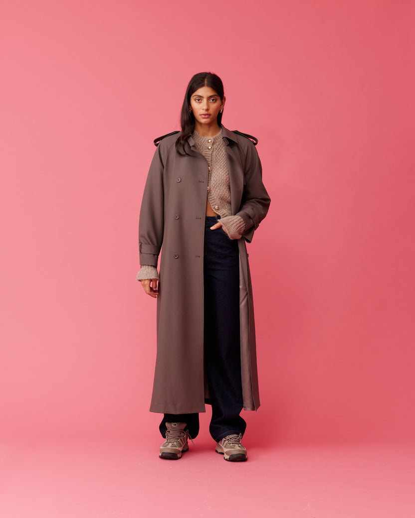 ANNIE TRENCH COAT DONKEY | RUBY