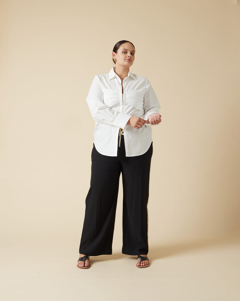 CORVETTE TROUSER BLACK | RUBY