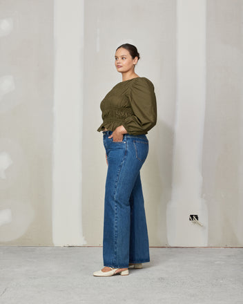 COMET BLOUSE KHAKI | RUBY