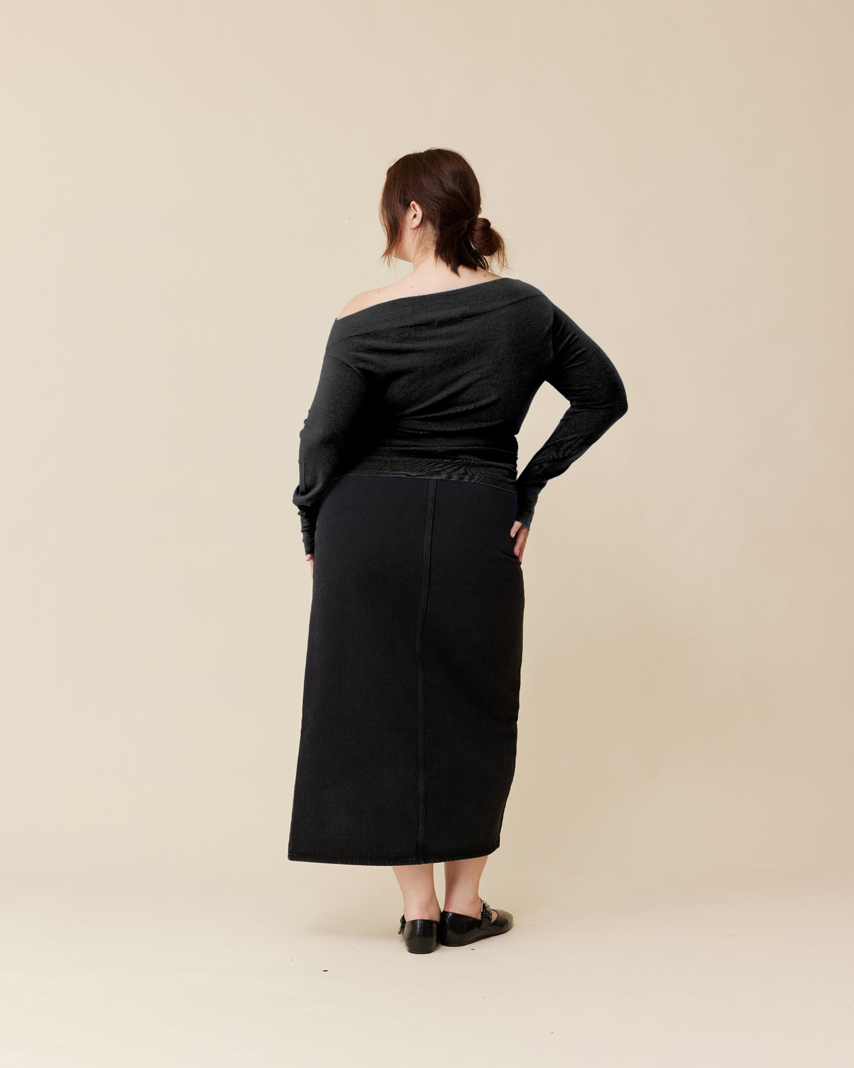 EMMA KNIT LONG SLEEVE BLACK | RUBY