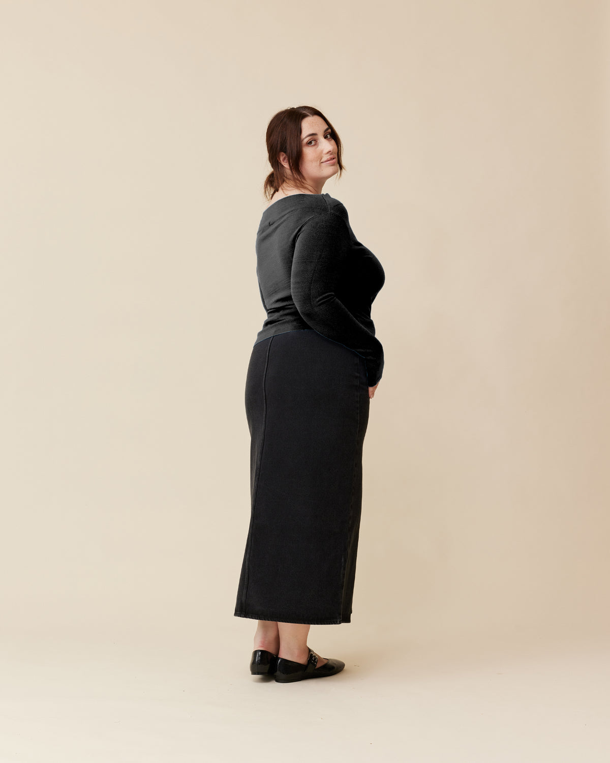 EMMA KNIT LONG SLEEVE BLACK | RUBY