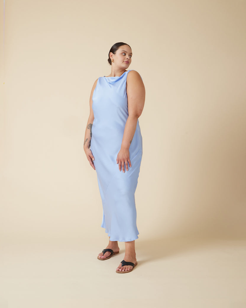 FIREBIRD COWL GOWN SERENITY | RUBY