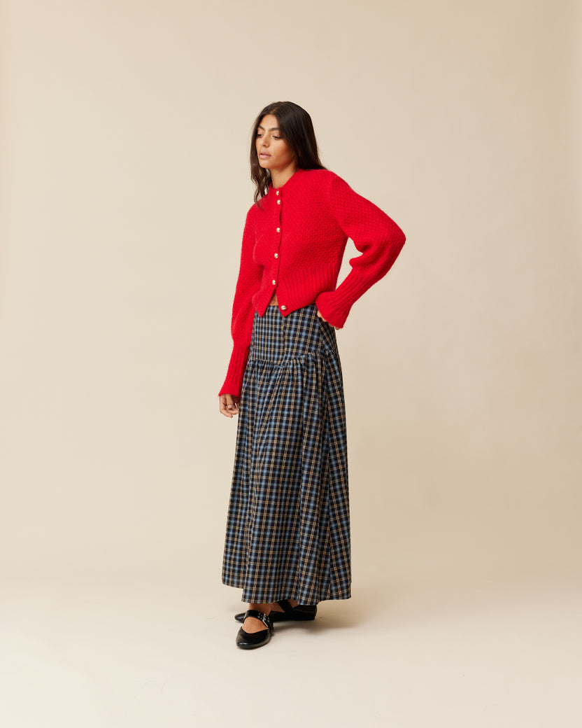 MATILDA CARDIGAN CHERRY | RUBY